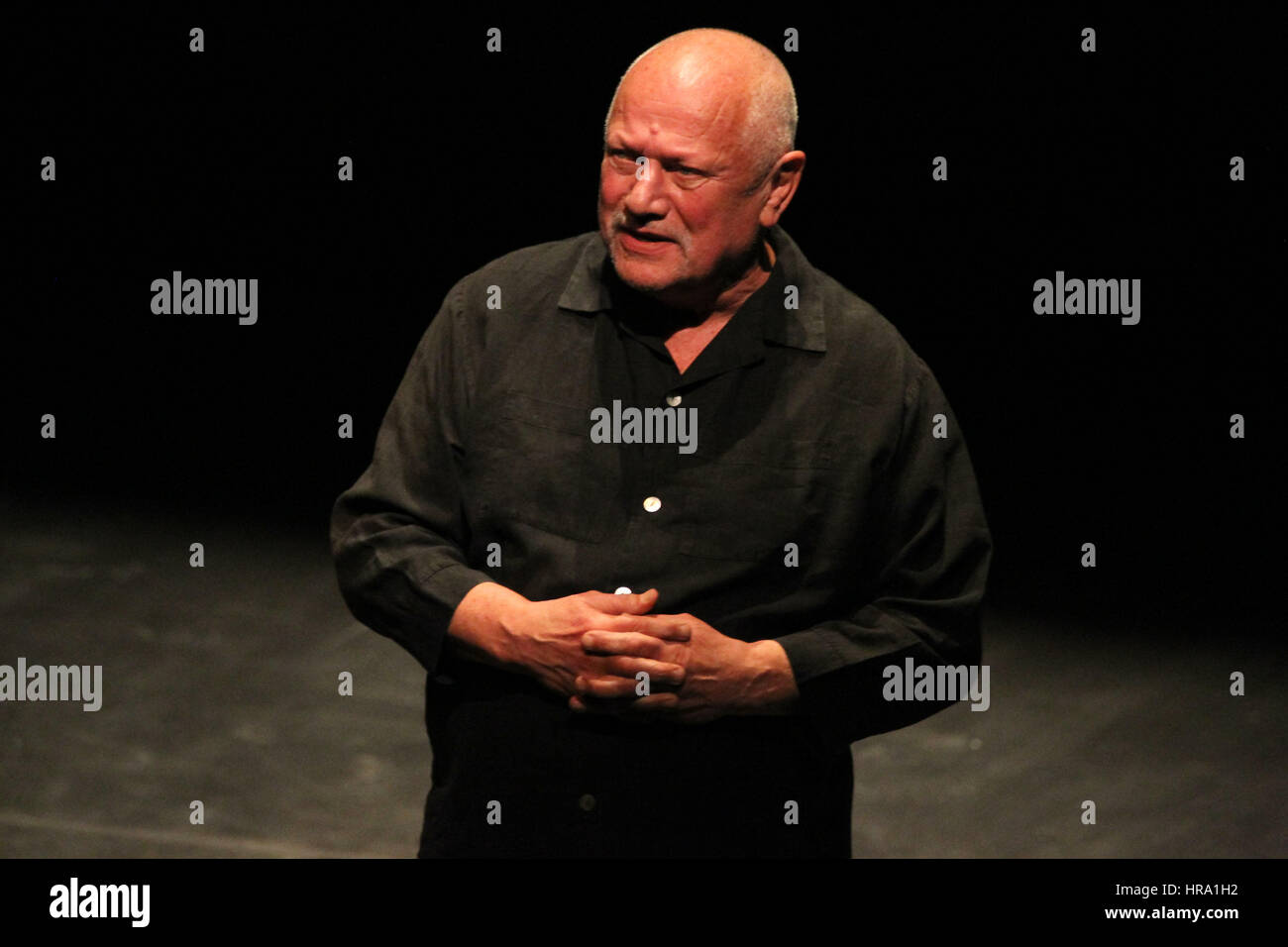The British actor, theatrical writer and director STEVEN BERKOFF Opens ...