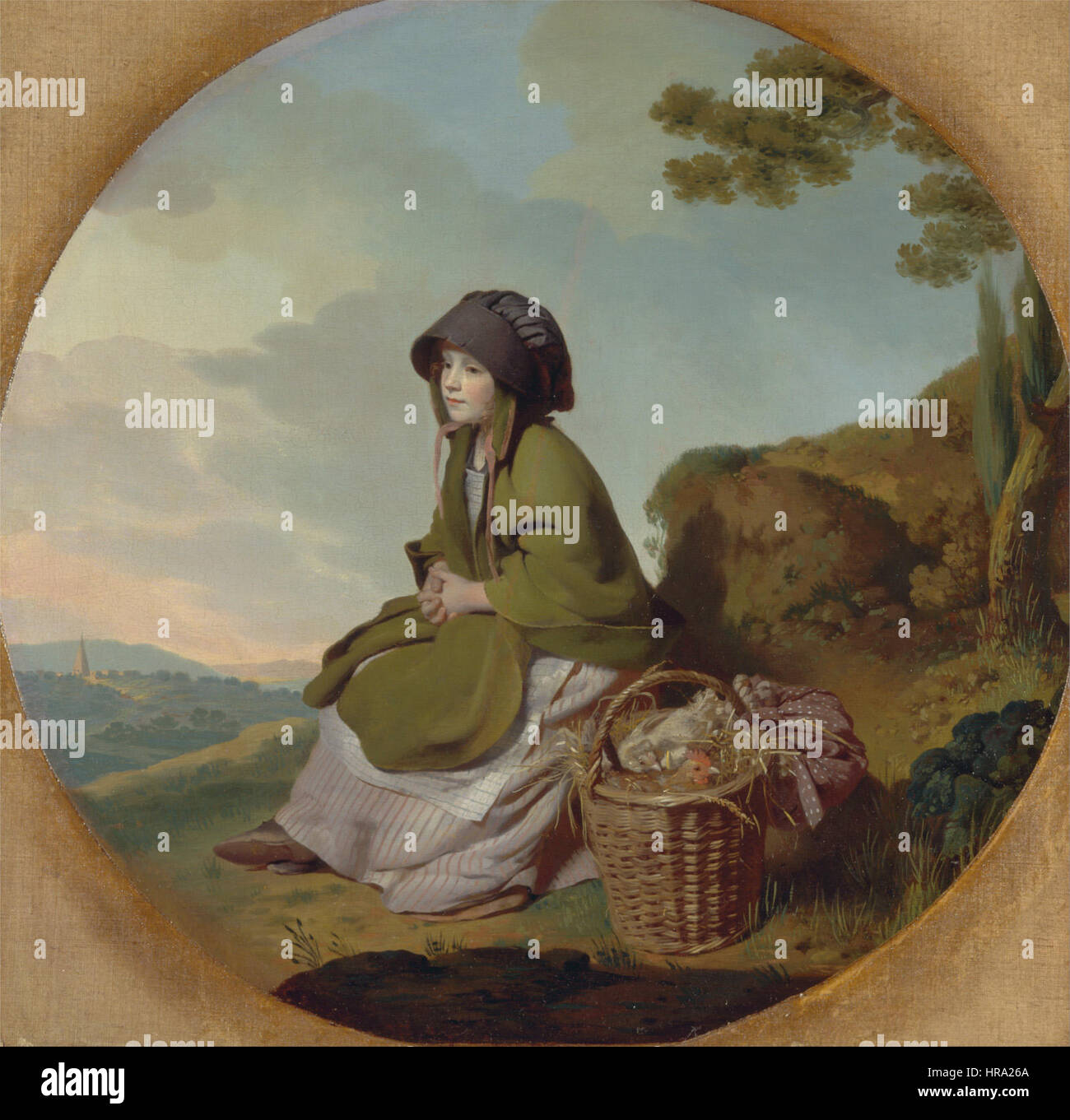 Henry Walton - The Market Girl - Google Art Project Stock Photo - Alamy