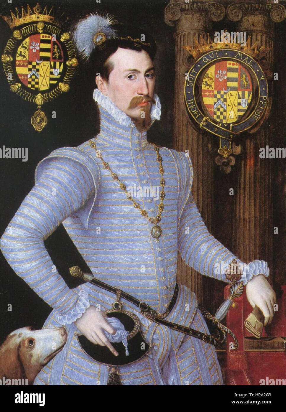 Robert Dudley Leicester Stock Photo - Alamy