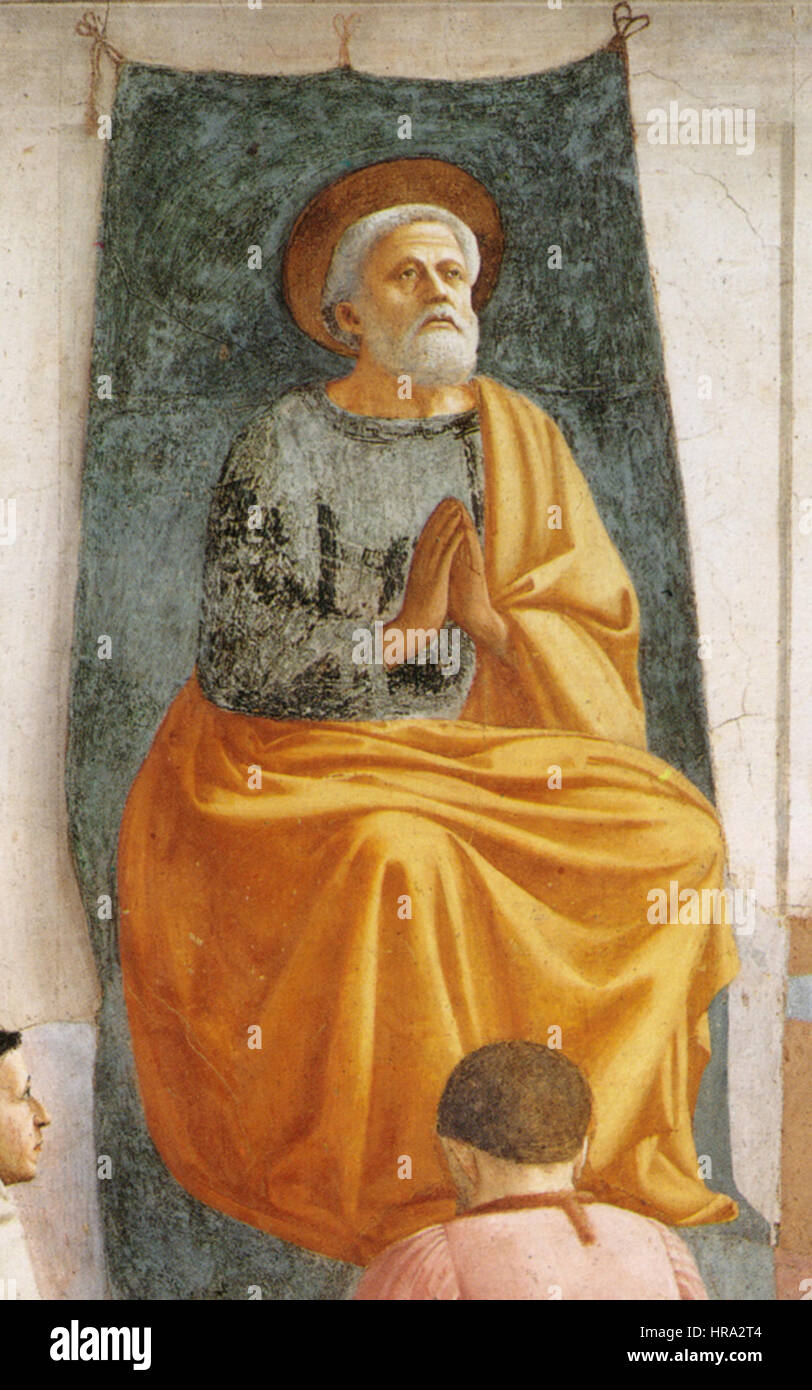 Raising of the Son of Teophilus and St. Peter Enthroned 21 Stock Photo ...