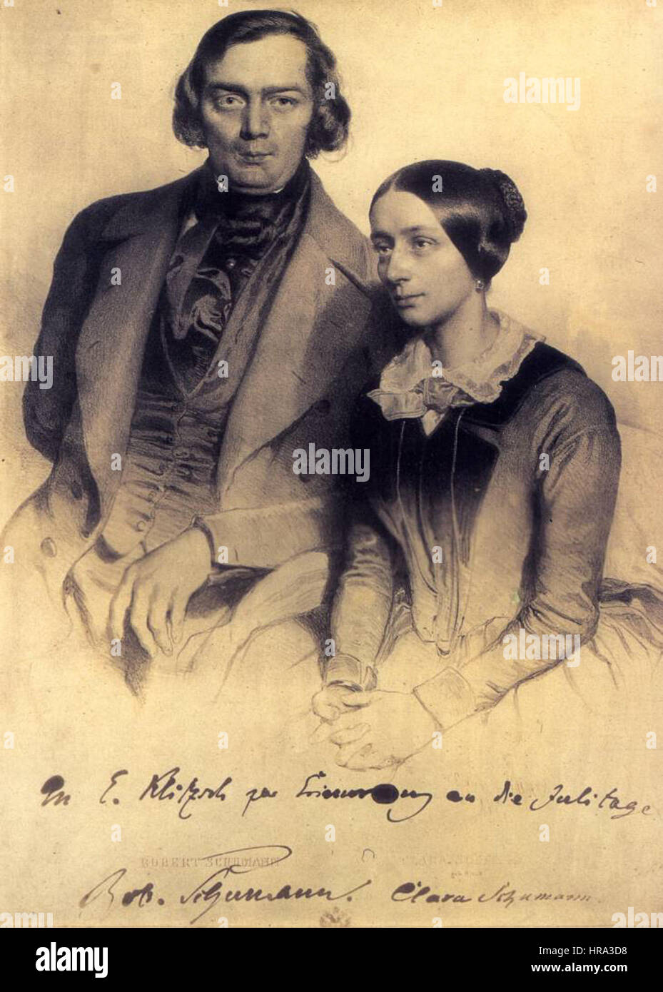 Robert and clara schumann hi-res stock photography and images - Alamy