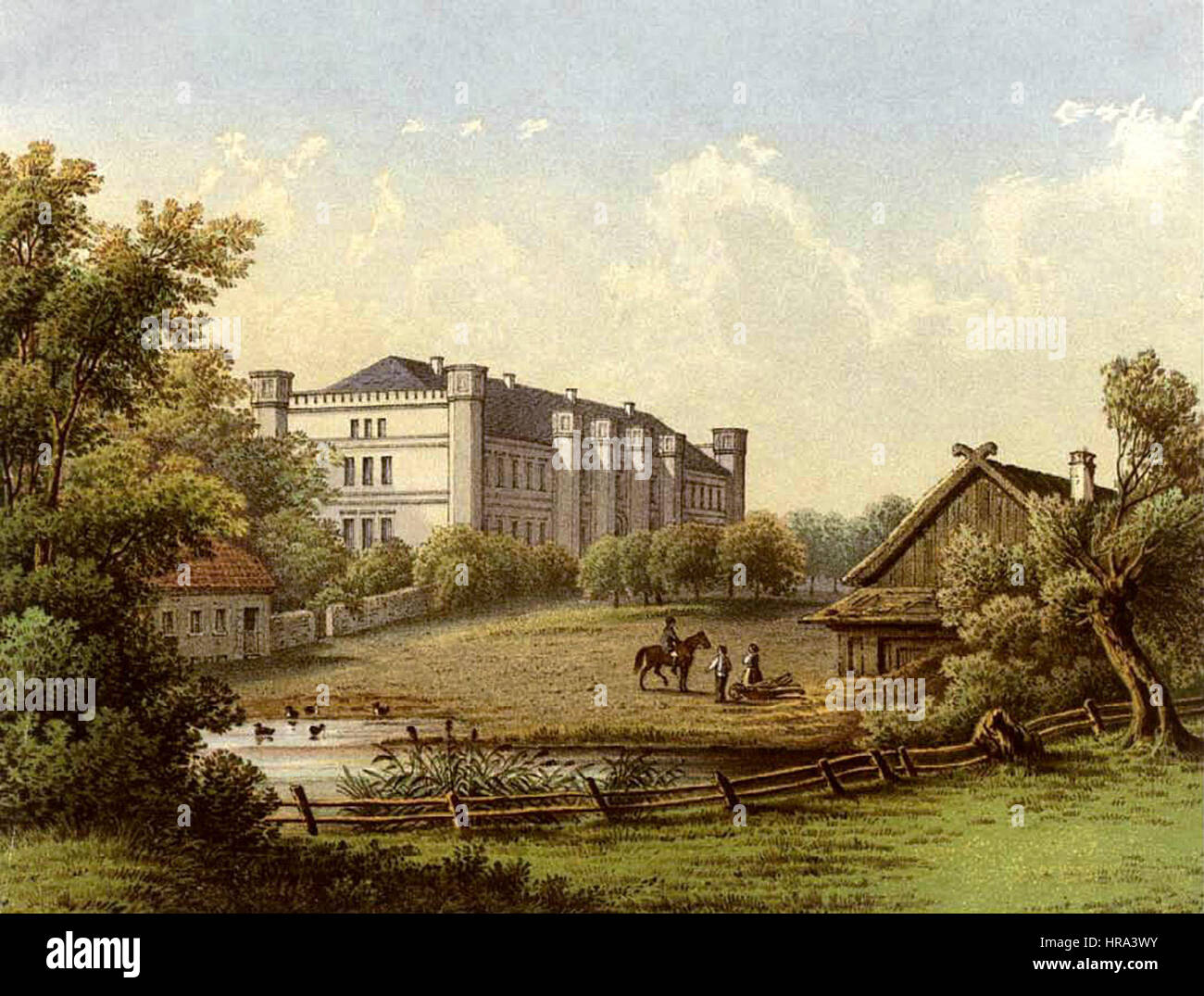 Schloss Jagow Sammlung Duncker Stock Photo - Alamy