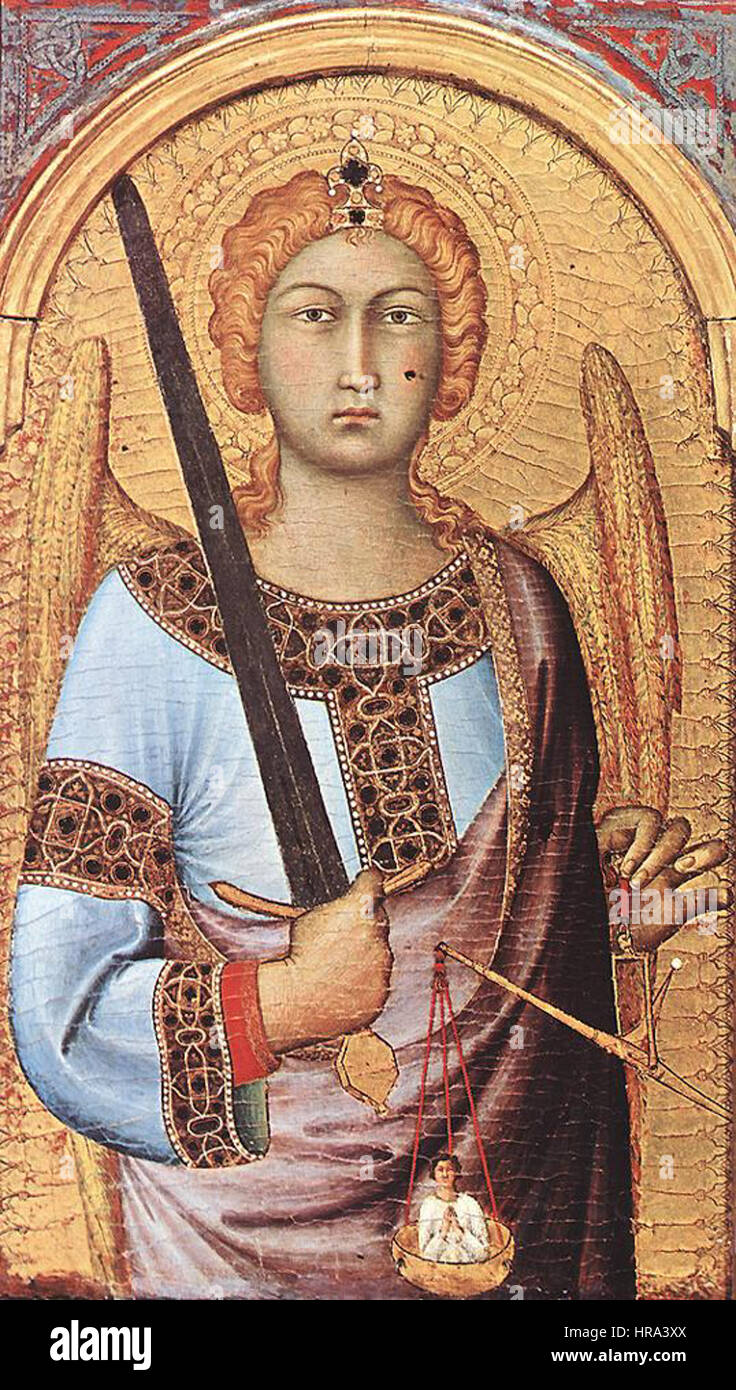 Simone Martini - Polyptych (detail) - WGA21407 Stock Photo - Alamy