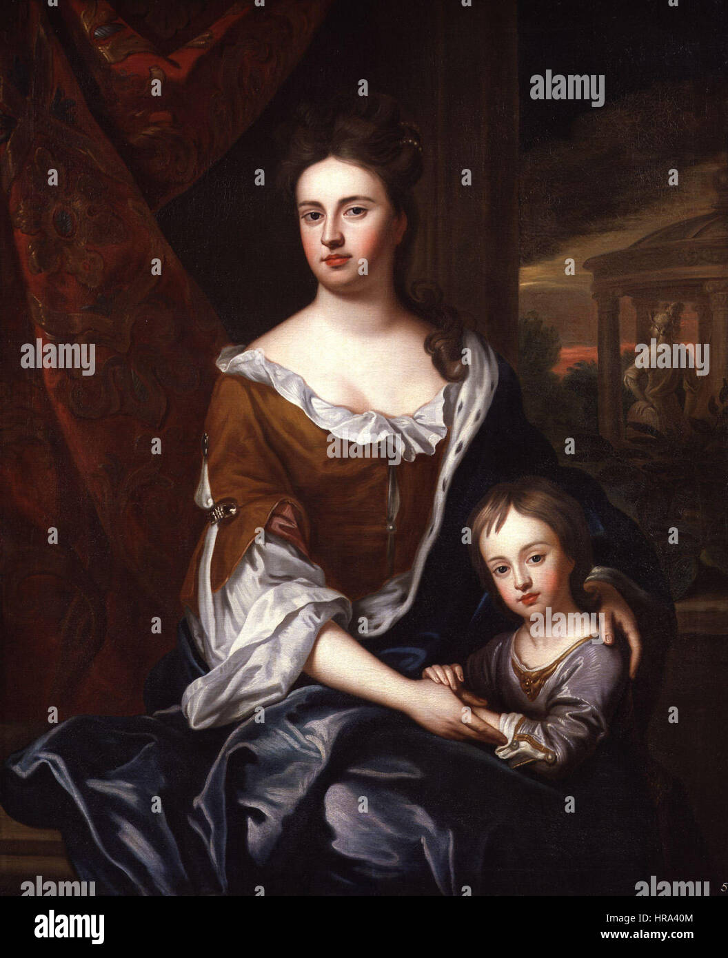 Queen Anne; William, Duke of Gloucester by Sir Godfrey Kneller, Bt (2 ...