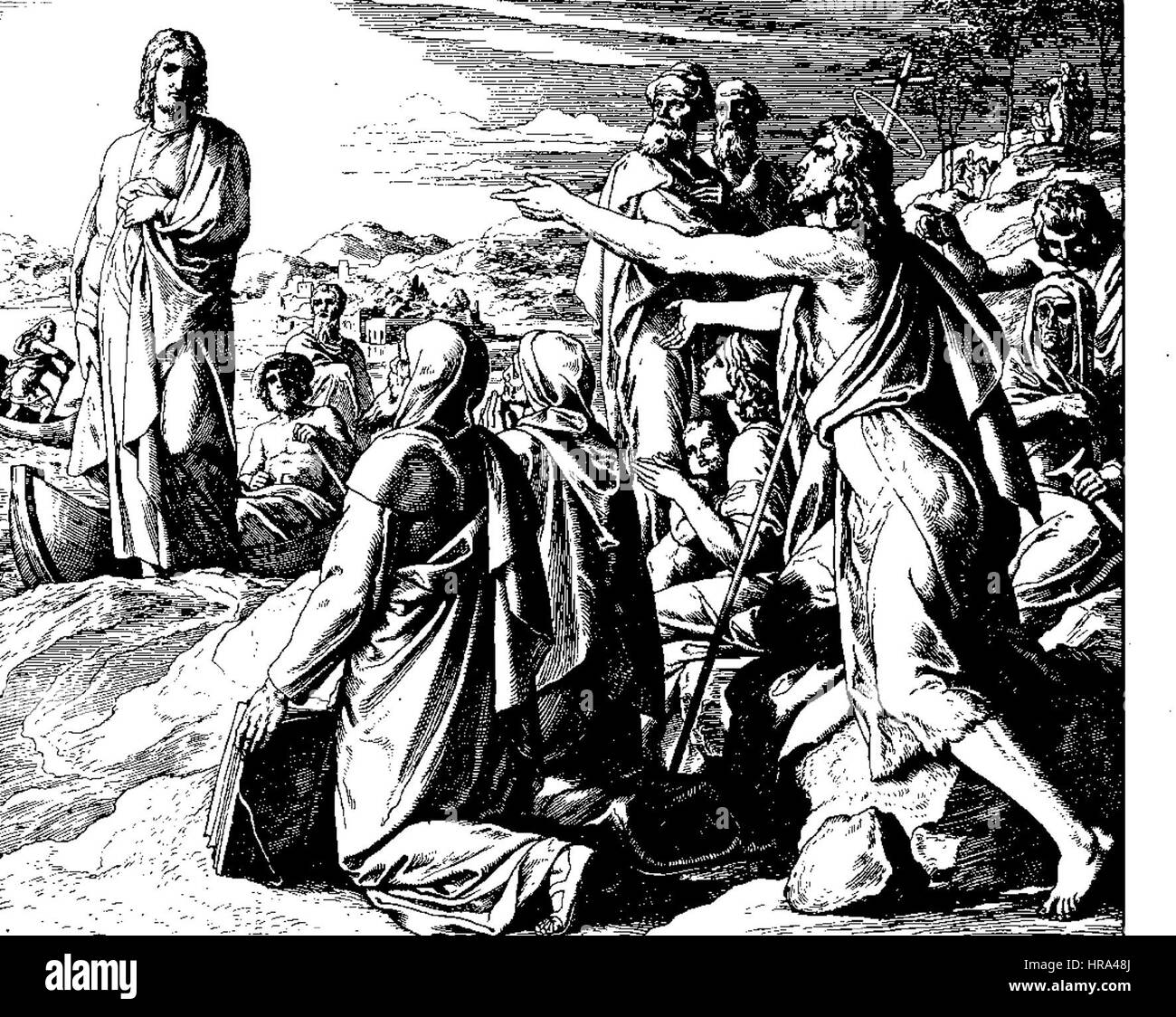 Schnorr von Carolsfeld Bibel in Bildern 1860 177 Stock Photo - Alamy