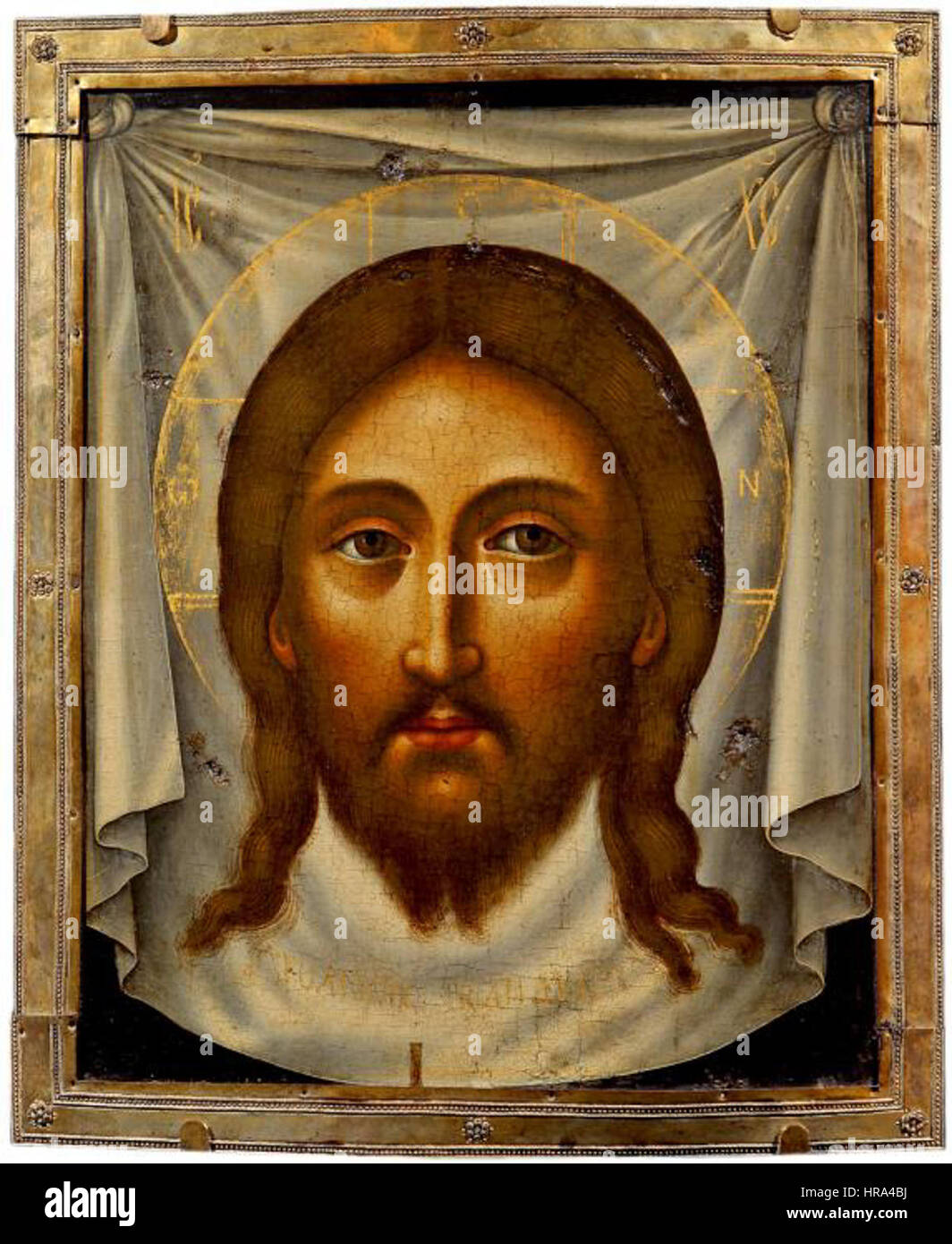 Simon Ushakov. Spas. (Circa 1670. Alex. sloboda. GIM Stock Photo - Alamy