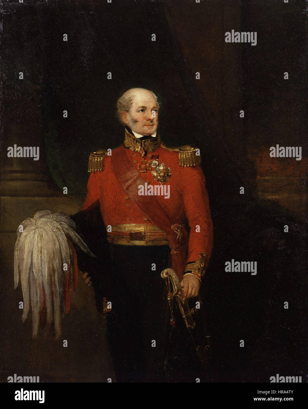 Sir John Lambert by William Salter Stock Photo - Alamy