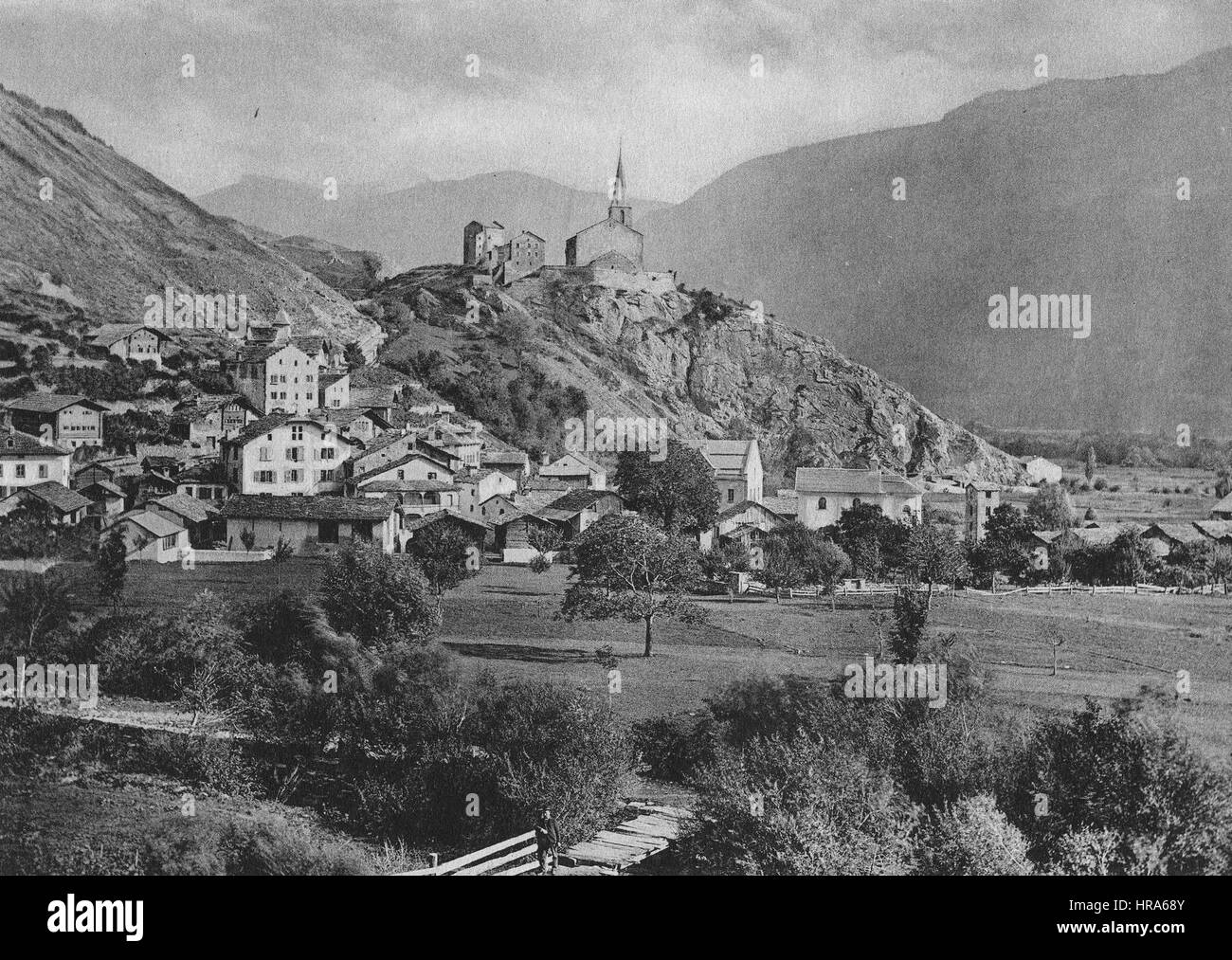 Alpine mountainous Black and White Stock Photos & Images - Alamy