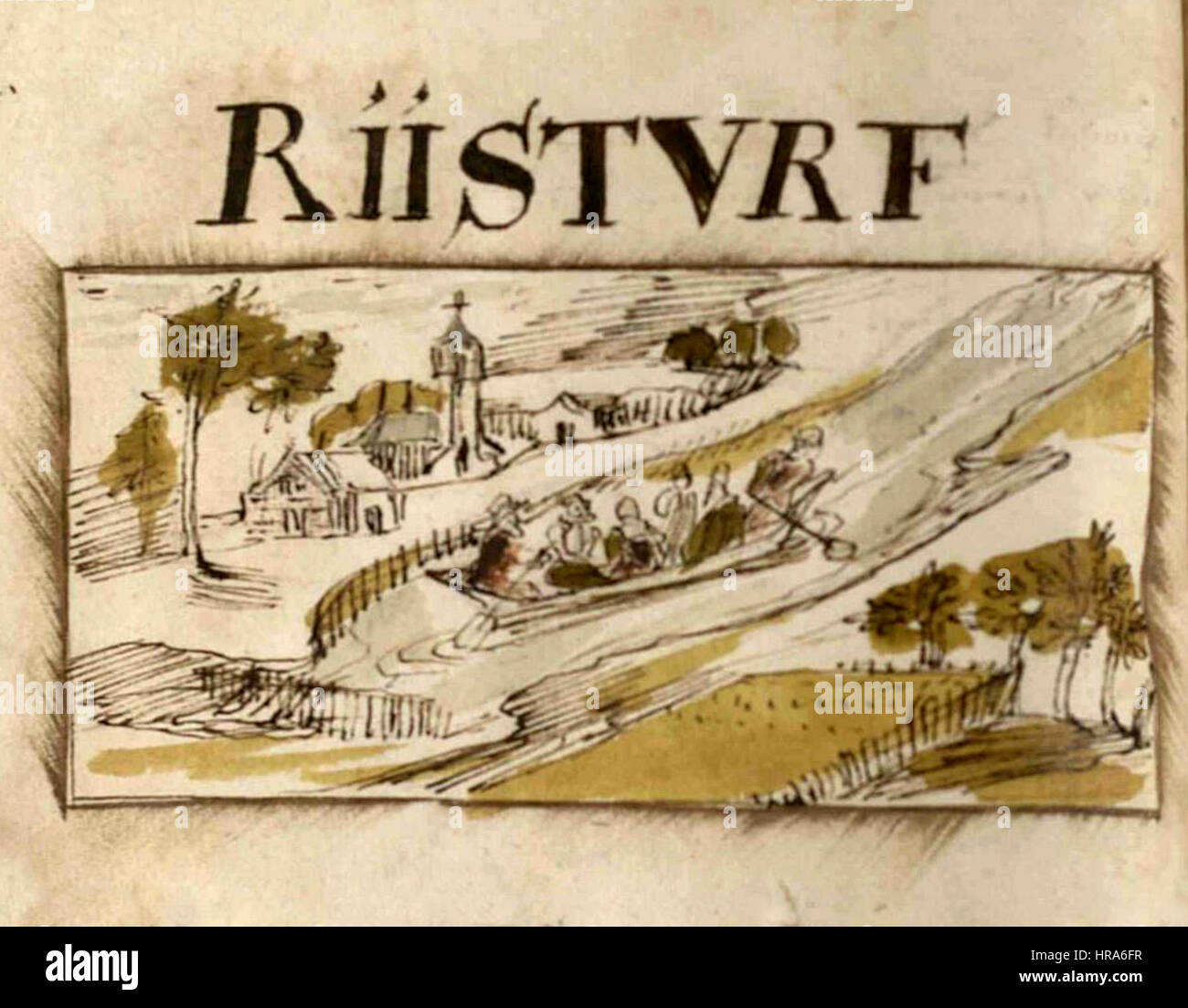 Riisturf by Jean Bertels 1597 Stock Photo - Alamy