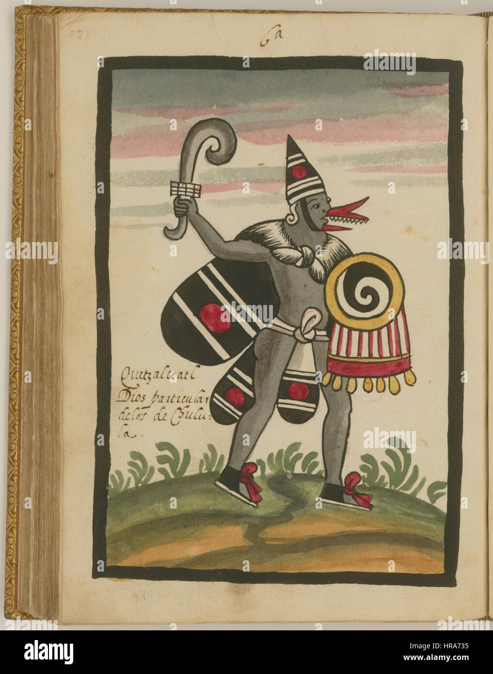 Quetzalcoatl, a Major Deity of the Cholula People WDL6756 Stock Photo ...