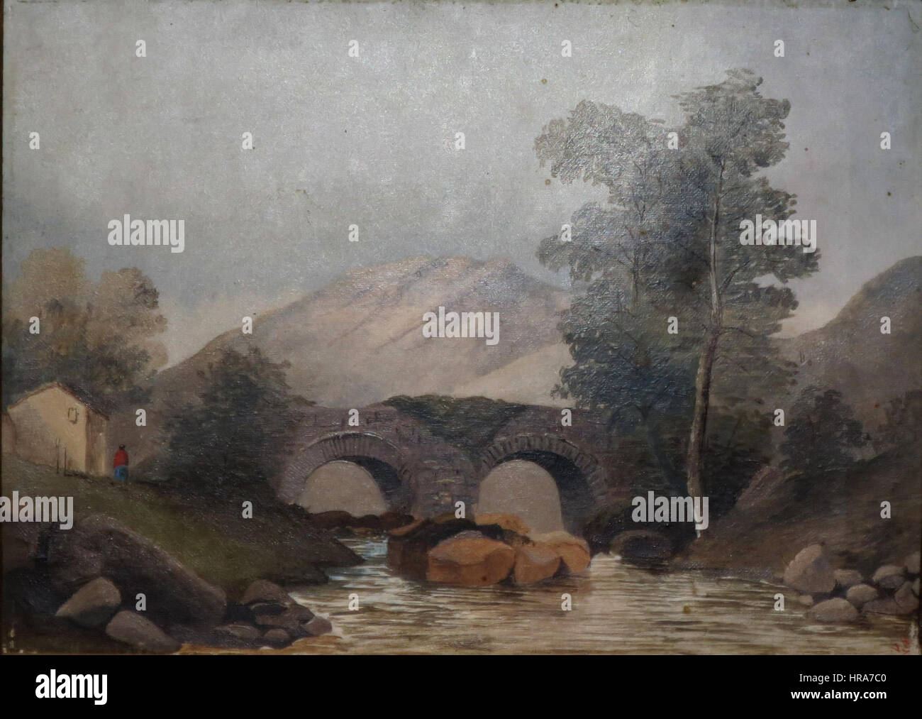 Scottish Landscape, oil on canvas painting by Princess Victoria ...