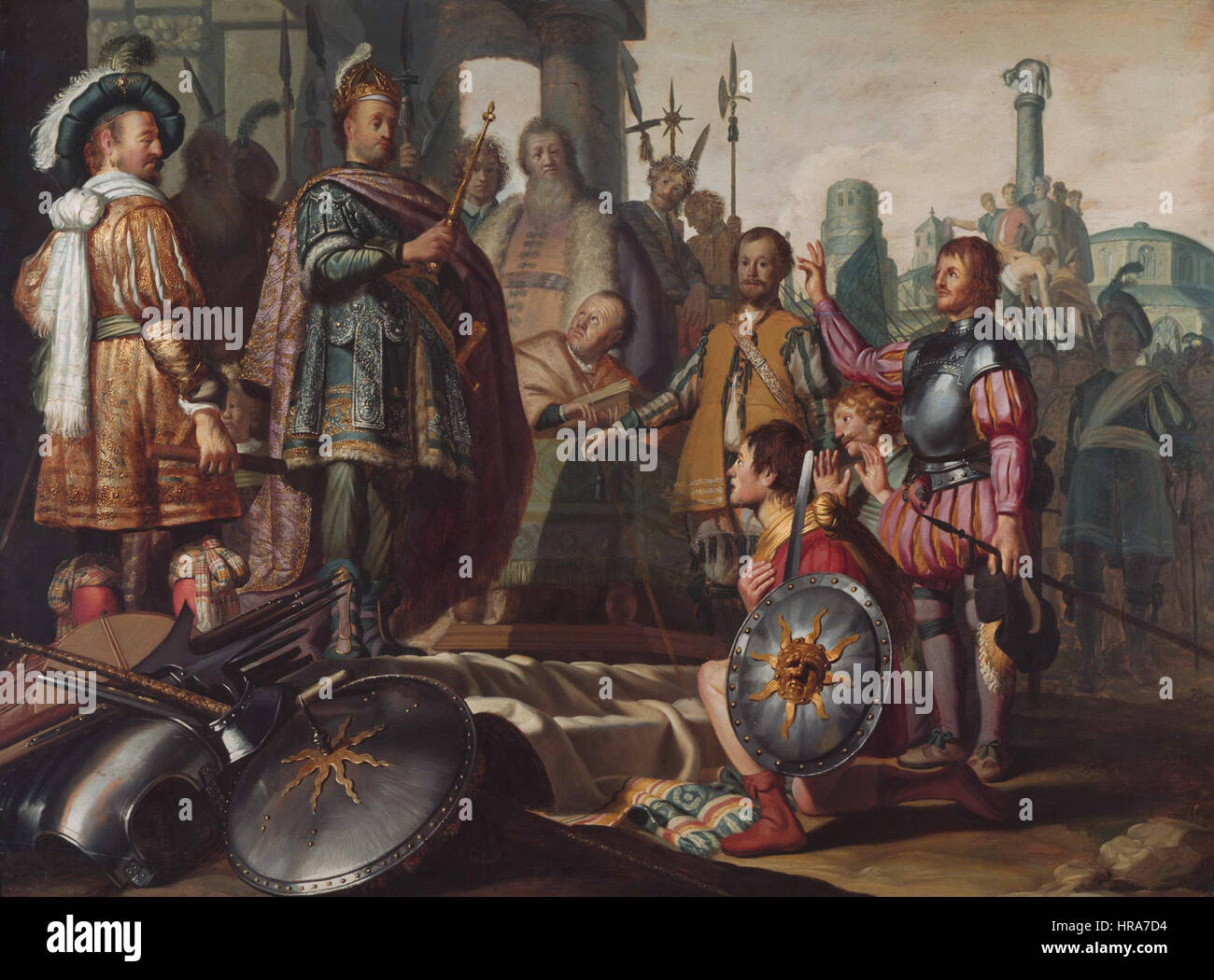 Rembrandt Historical Painting 1626 Stock Photo - Alamy