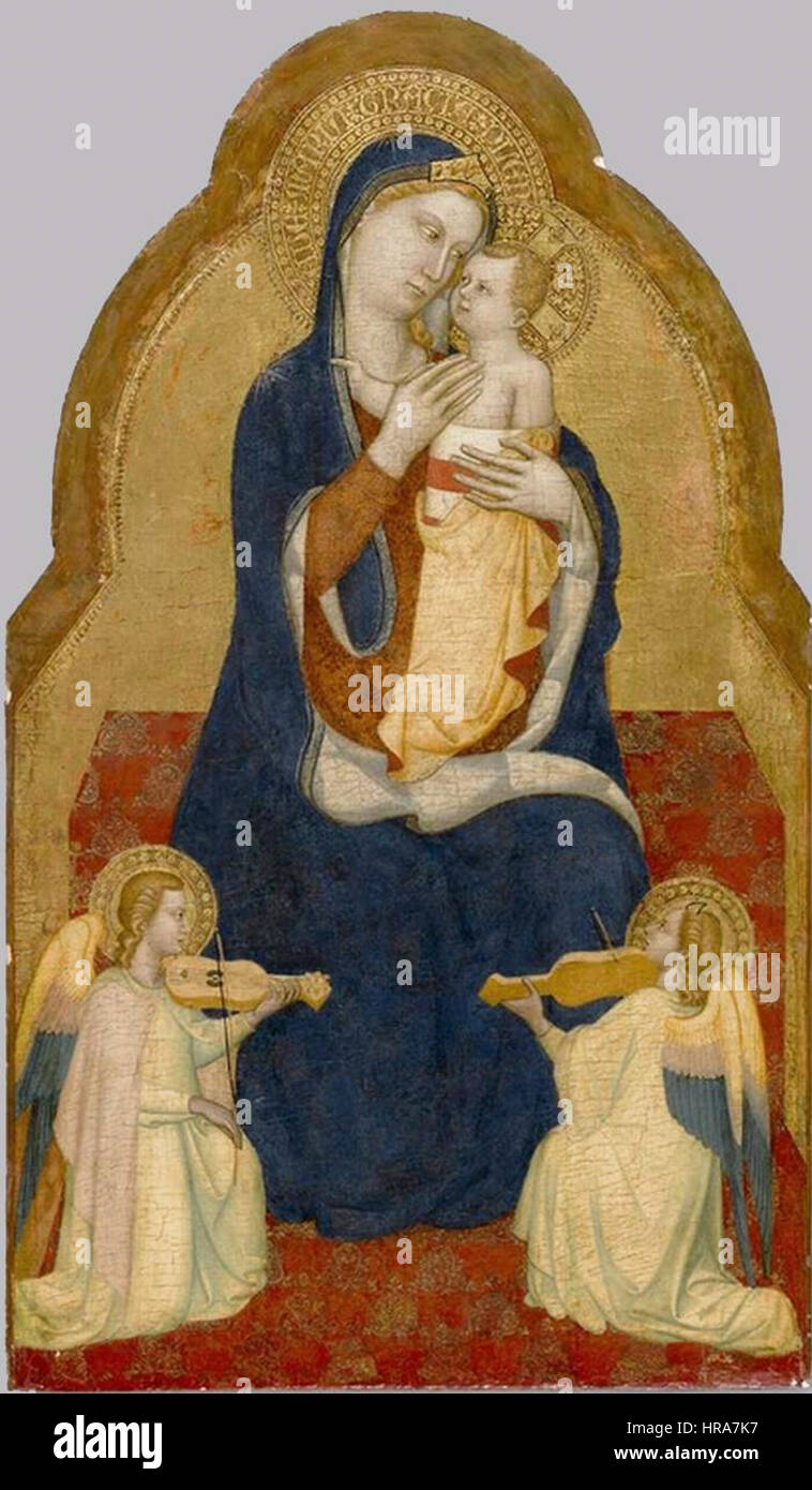 Puccio di Simone - Madonna and Child with Angels - Norton Simon Museum ...