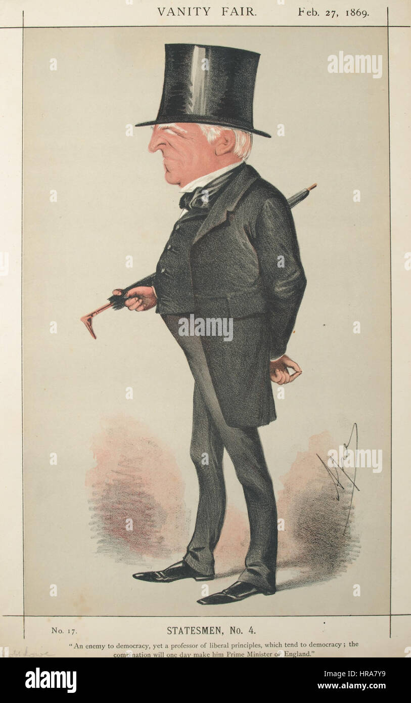 Robert Lowe, Vanity Fair, 1869-02-27 Stock Photo - Alamy