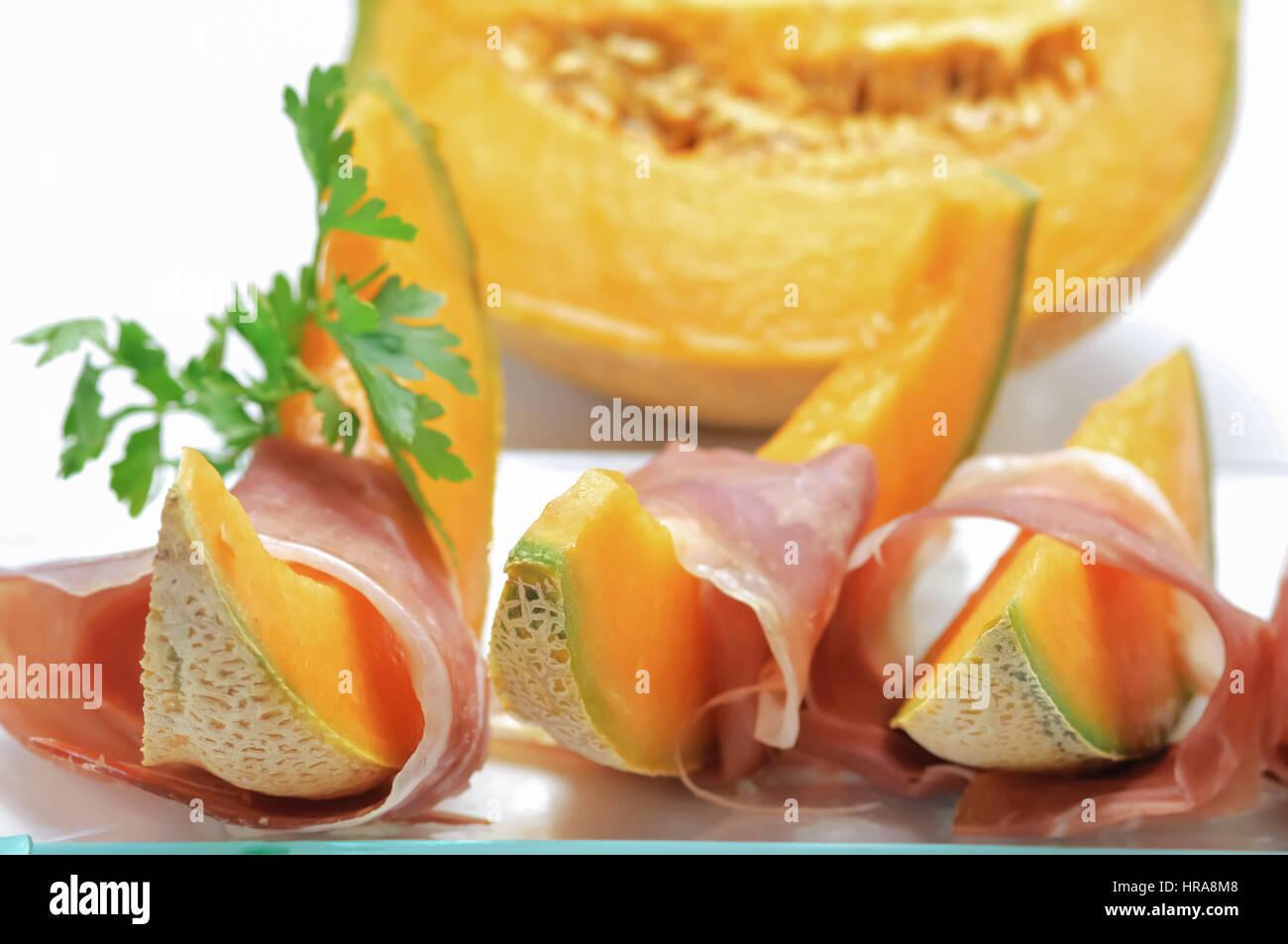 Melon and ham hi-res stock photography and images - Alamy