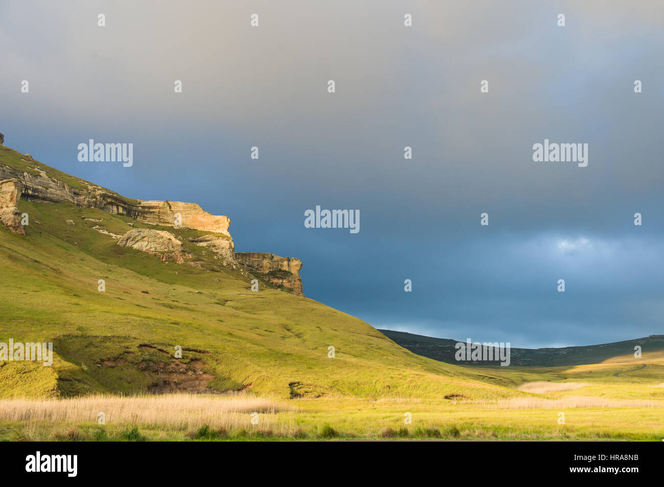 The high grasslands of Golden Gate Highlands National Park in the Free ...