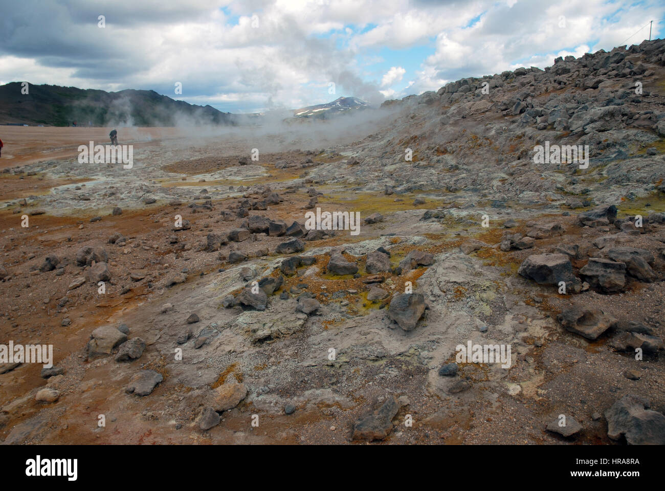 A geothermal spot noted for its bubbling pools, boiling mud pits and ...