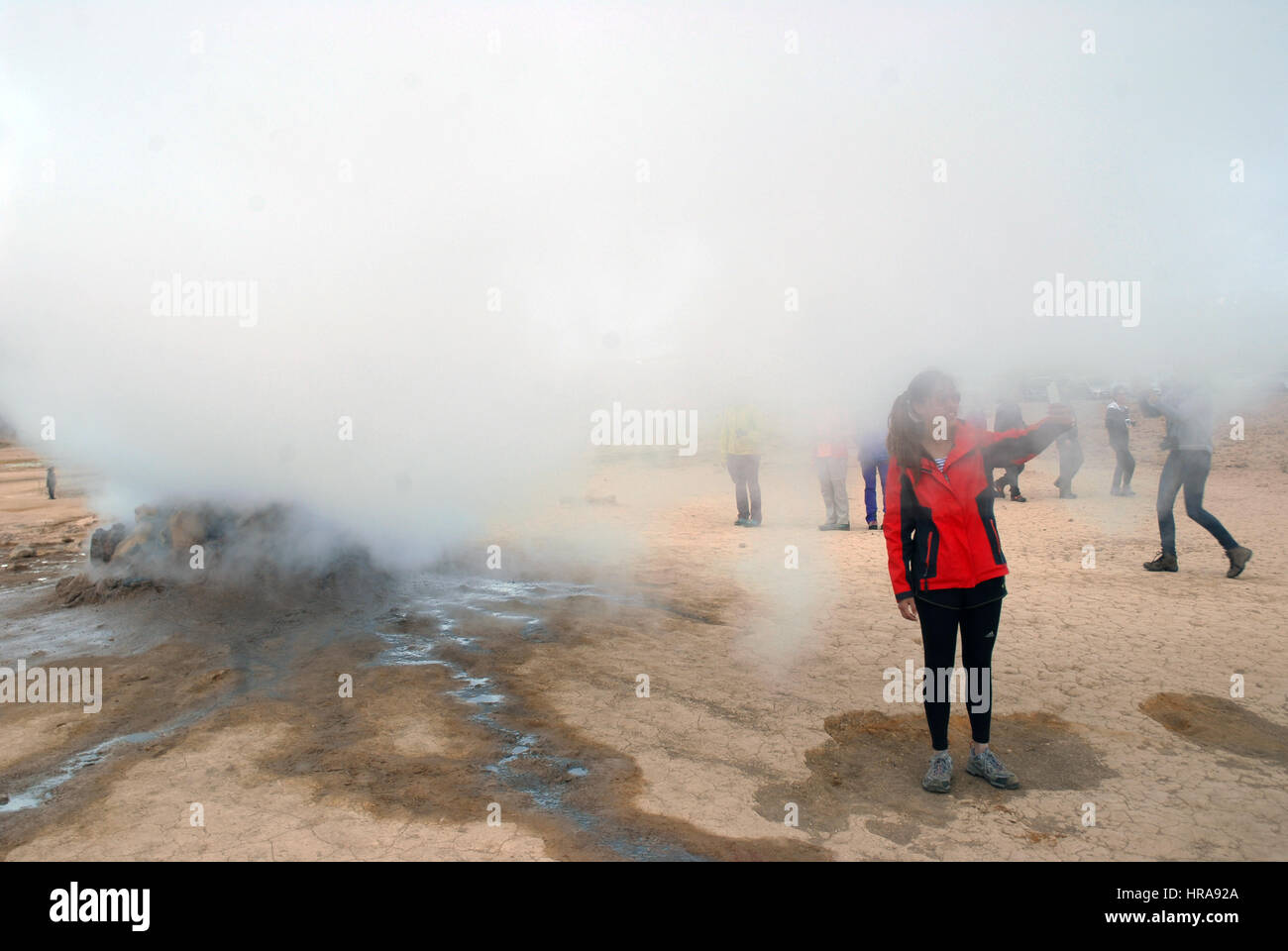 A geothermal spot noted for its bubbling pools, boiling mud pits and ...