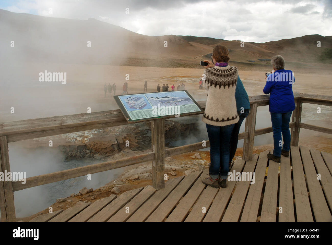 A geothermal spot noted for its bubbling pools, boiling mud pits and ...