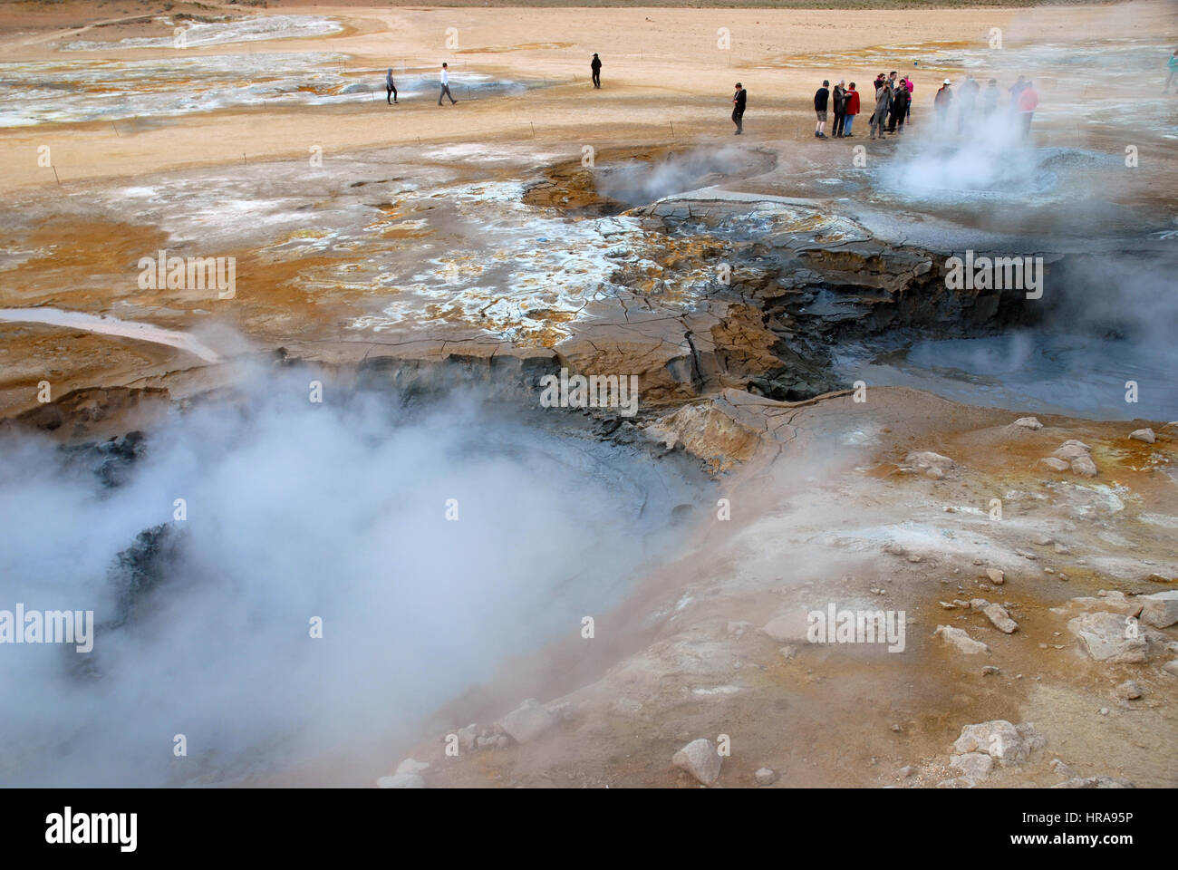 A geothermal spot noted for its bubbling pools, boiling mud pits and ...