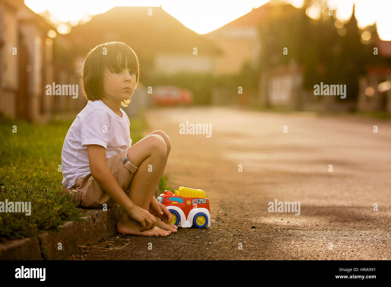 Boy Feet Car High Resolution Stock Photography and Images - Alamy