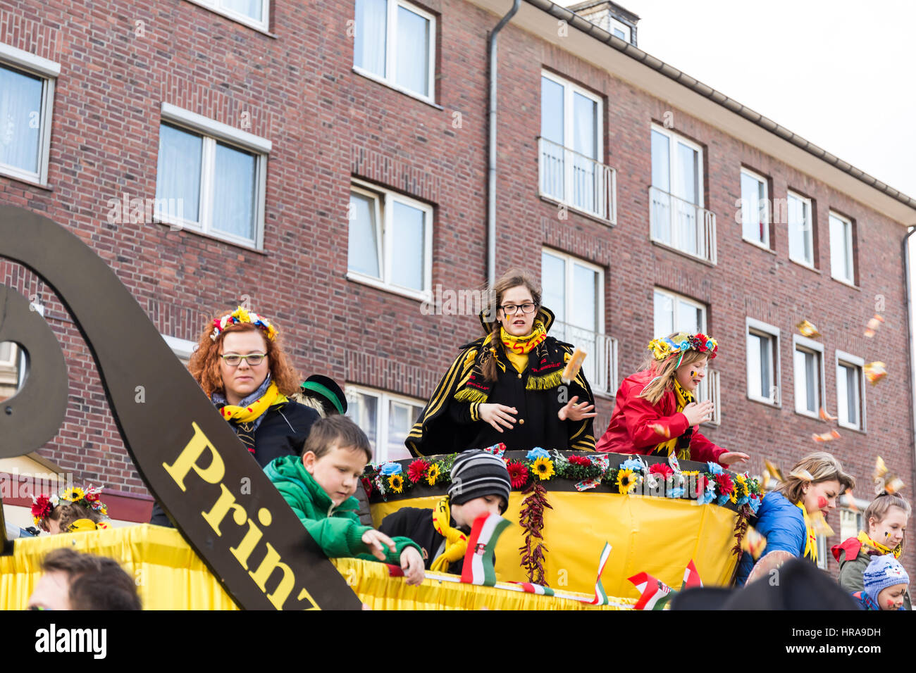 Stolberg, Germany - Rose Monday Parade (Rosenmontagszug) on February ...
