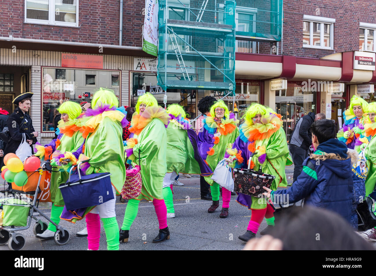 Stolberg, Germany - Rose Monday Parade (Rosenmontagszug) on February ...