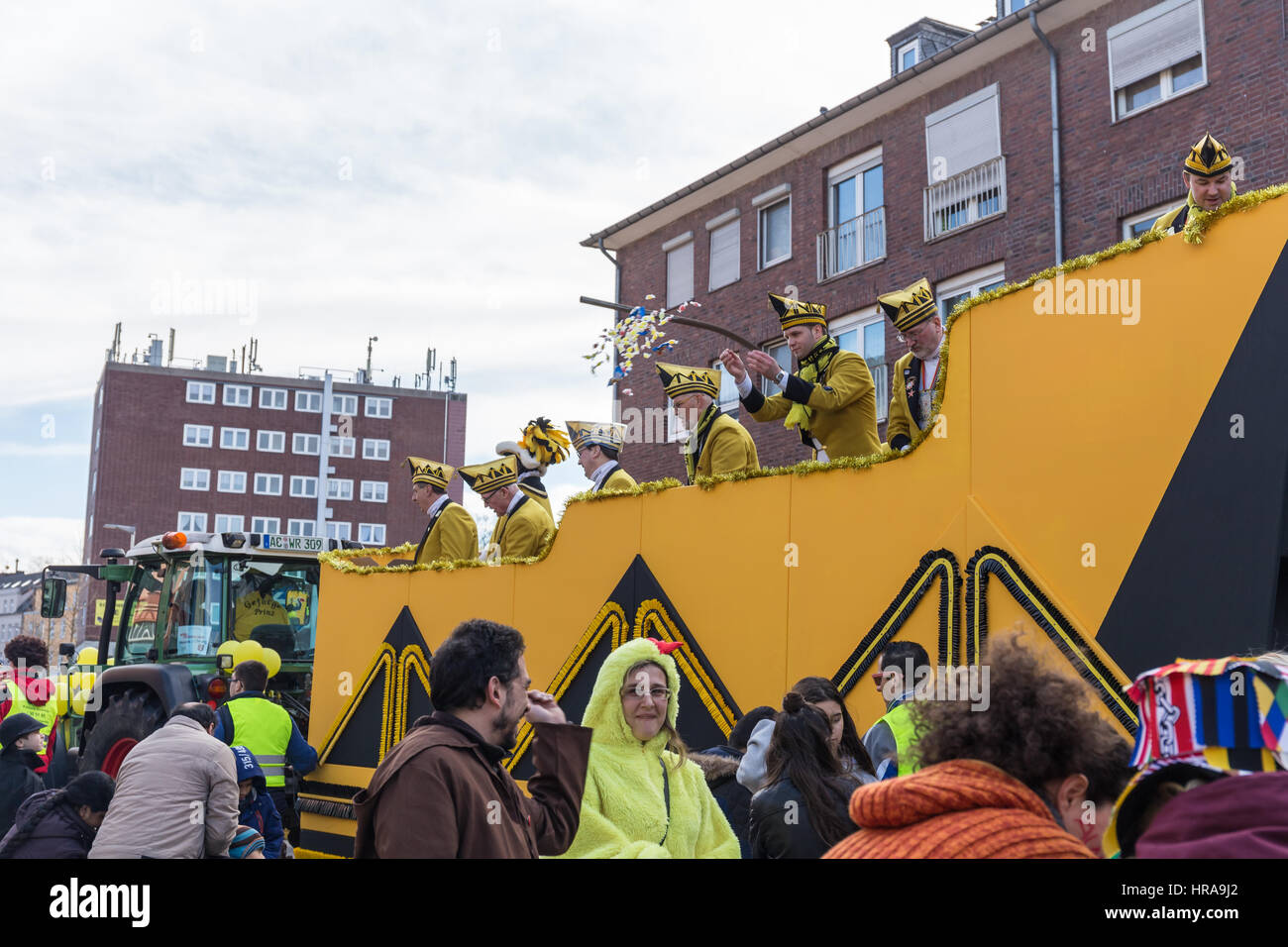 Stolberg, Germany - Rose Monday Parade (Rosenmontagszug) on February ...