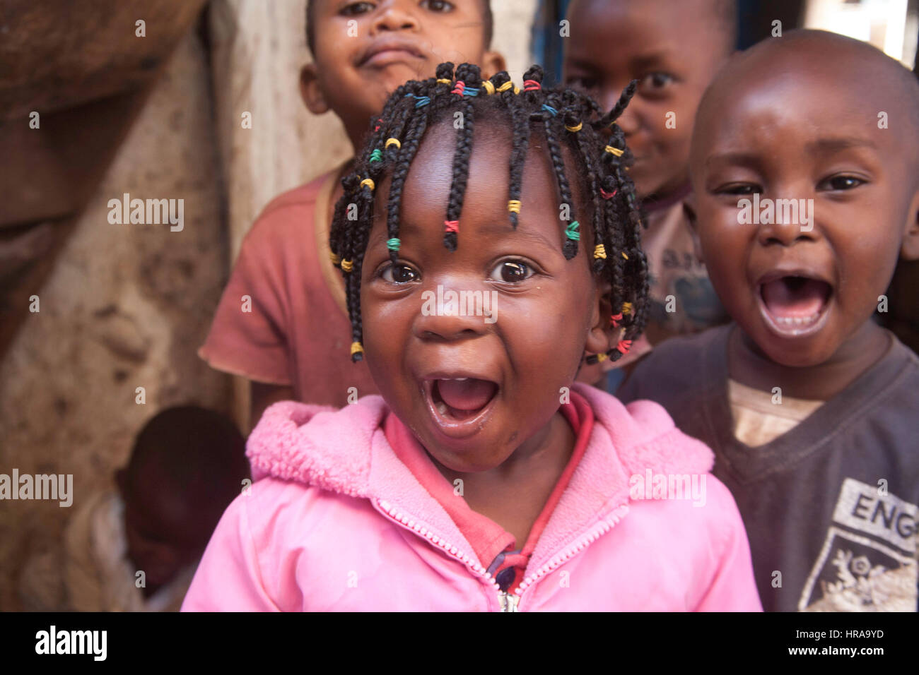 Children in an orphanage in Kibera slums, Nairobi, Kenya, East Africa ...