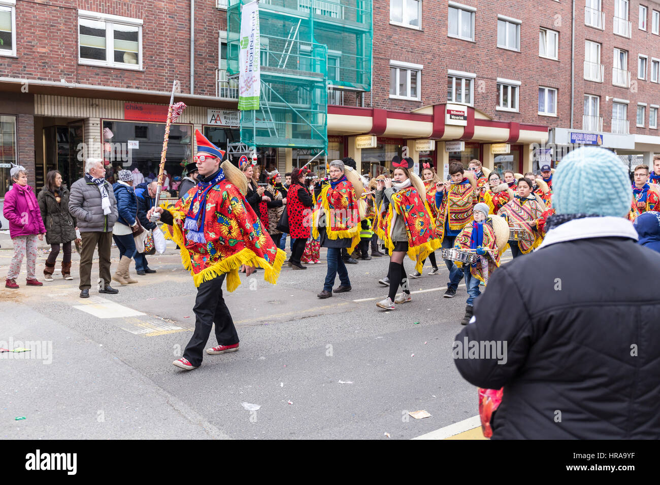 Stolberg, Germany - Rose Monday Parade (Rosenmontagszug) on February ...