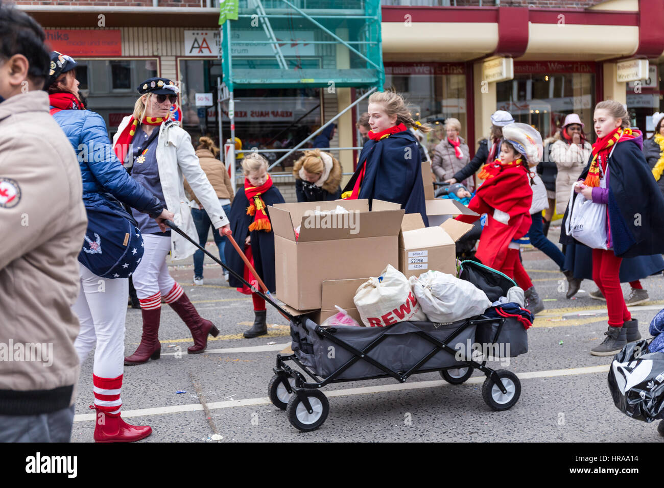Stolberg, Germany - Rose Monday Parade (Rosenmontagszug) on February ...