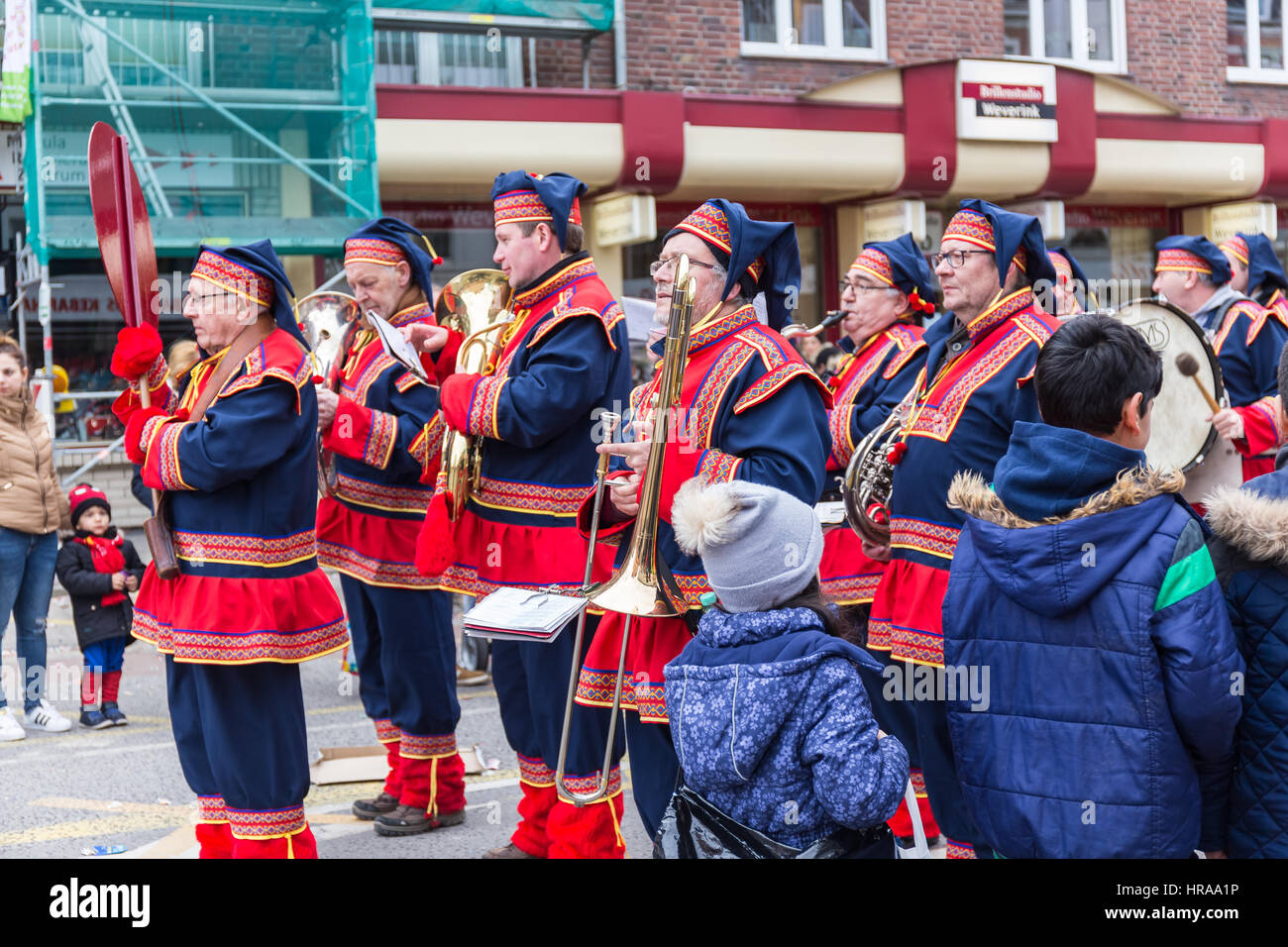 Stolberg, Germany - Rose Monday Parade (Rosenmontagszug) on February ...