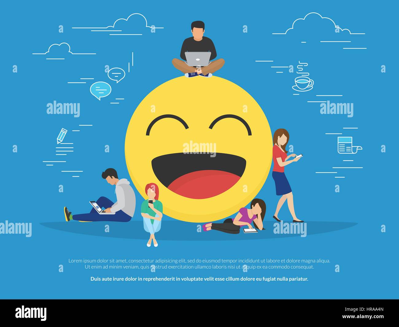 Funny laugh jokes Stock Vector Images - Alamy