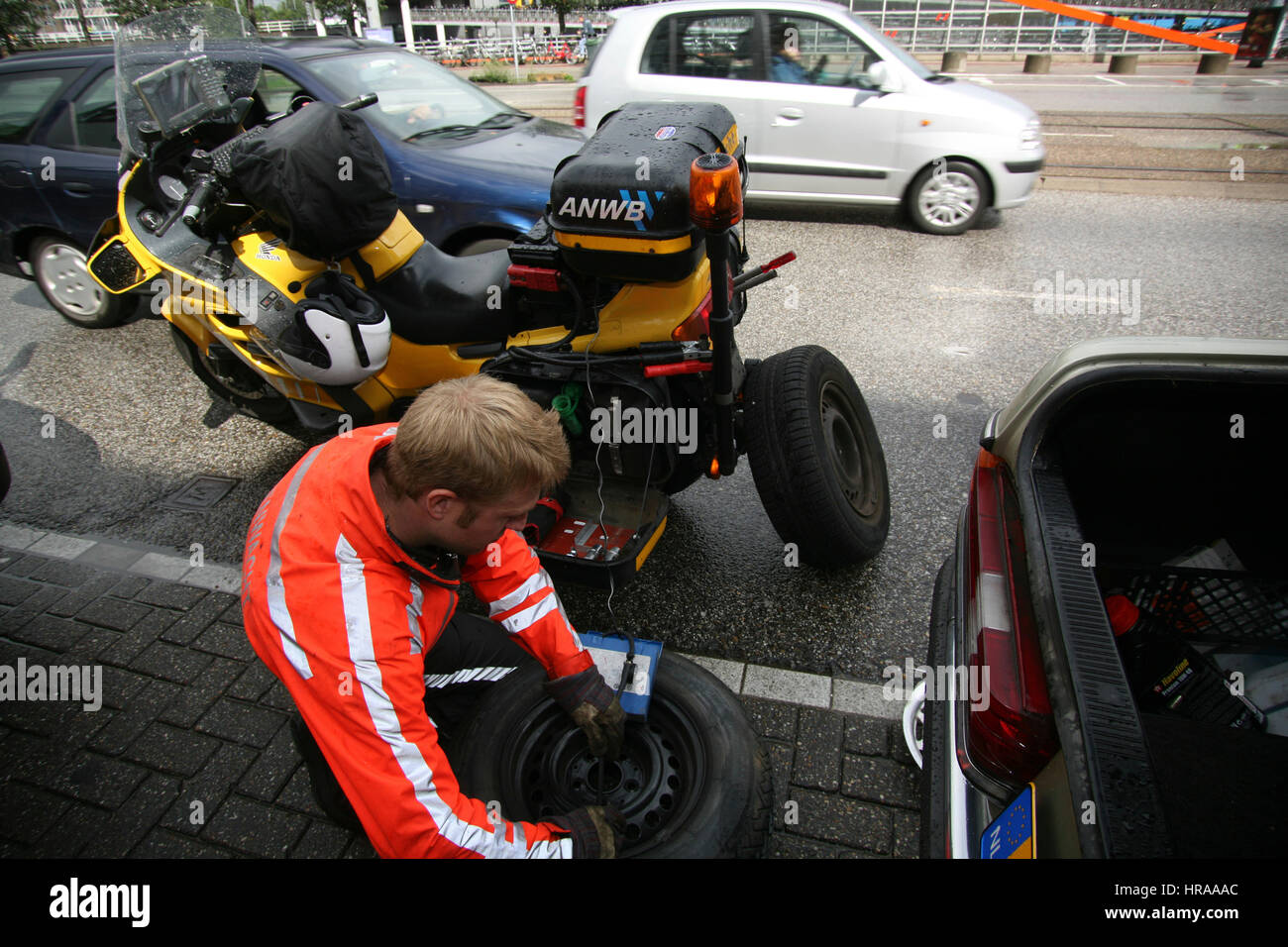 Triple A service in the netherlands (ANWB Stock Photo - Alamy
