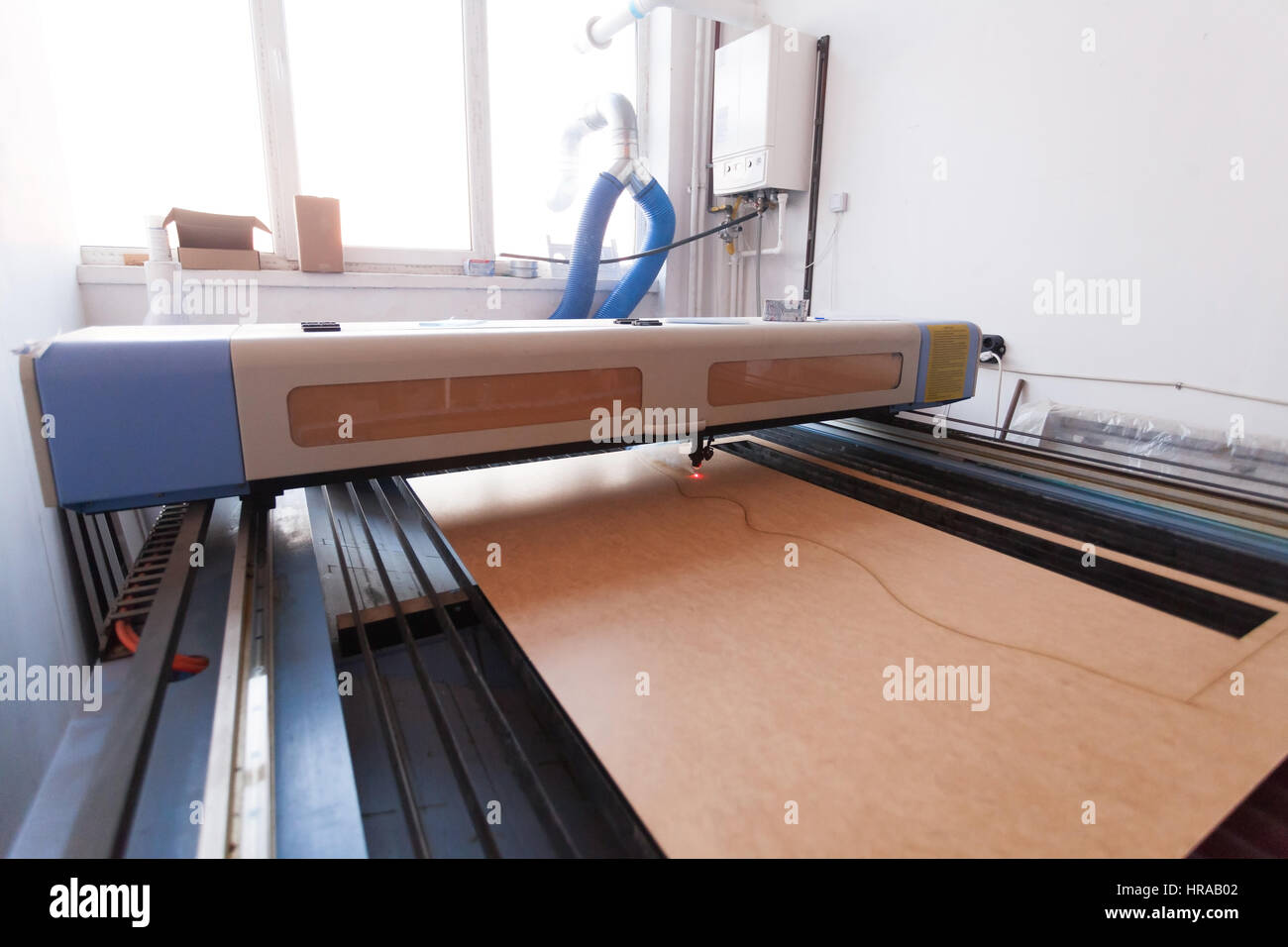 Small workroom with architecture dummy manufacturing Stock Photo - Alamy