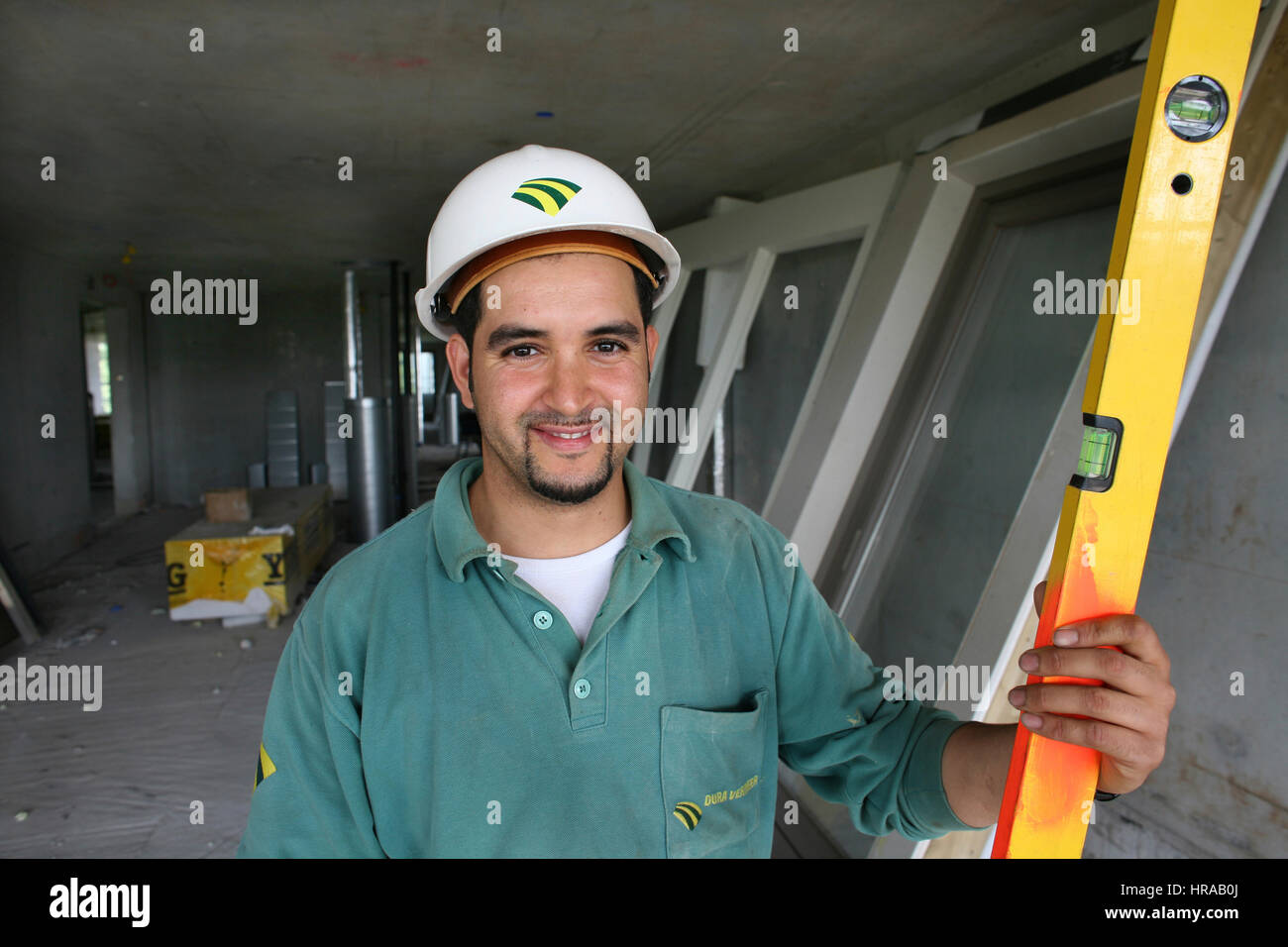 constructionworker in Holland Stock Photo - Alamy