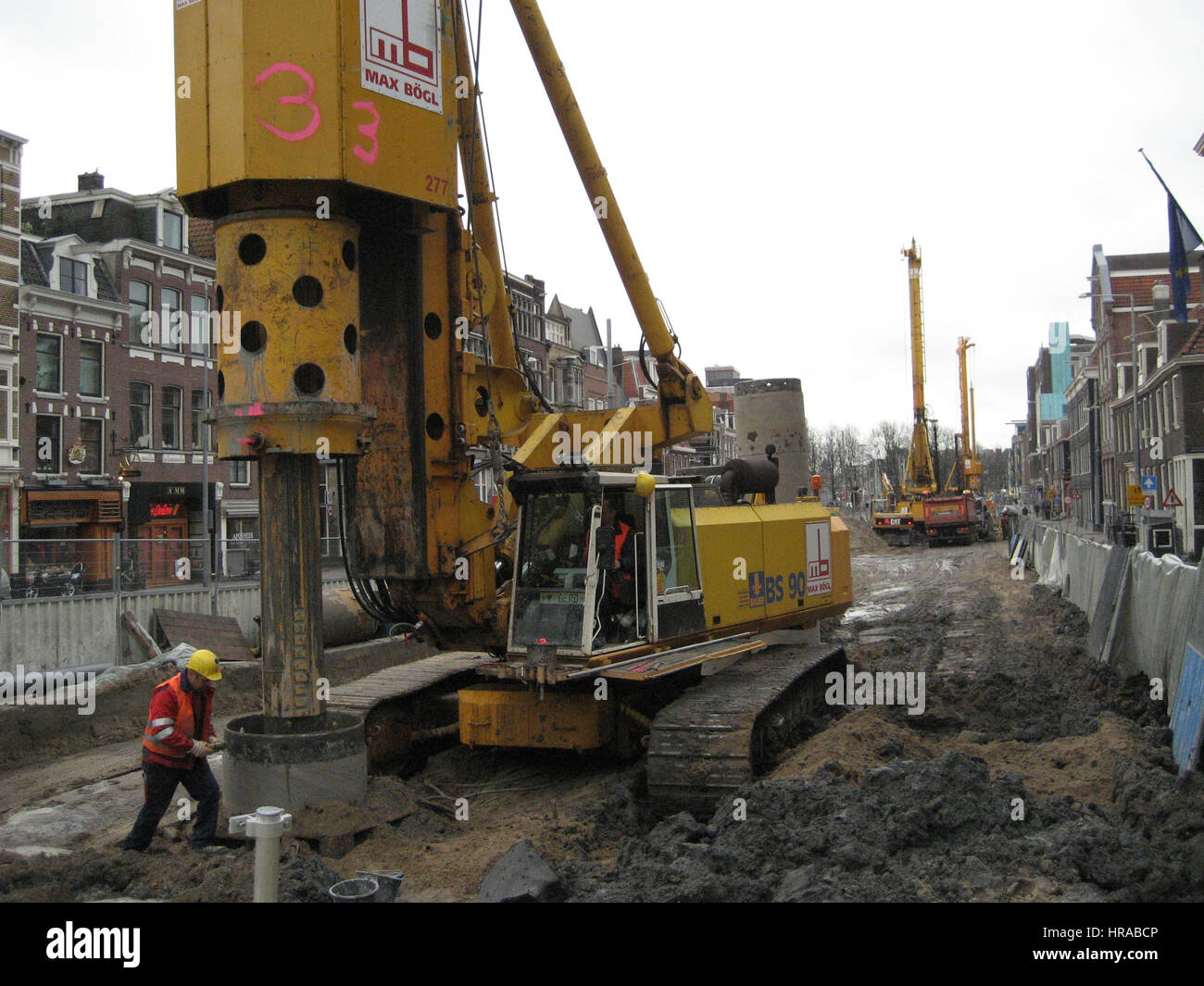 Construction work amsterdam holland hi-res stock photography and images ...