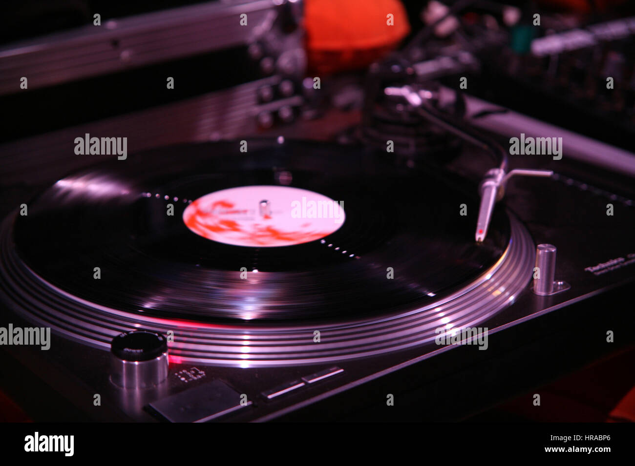 DJ performance at dance party Stock Photo - Alamy