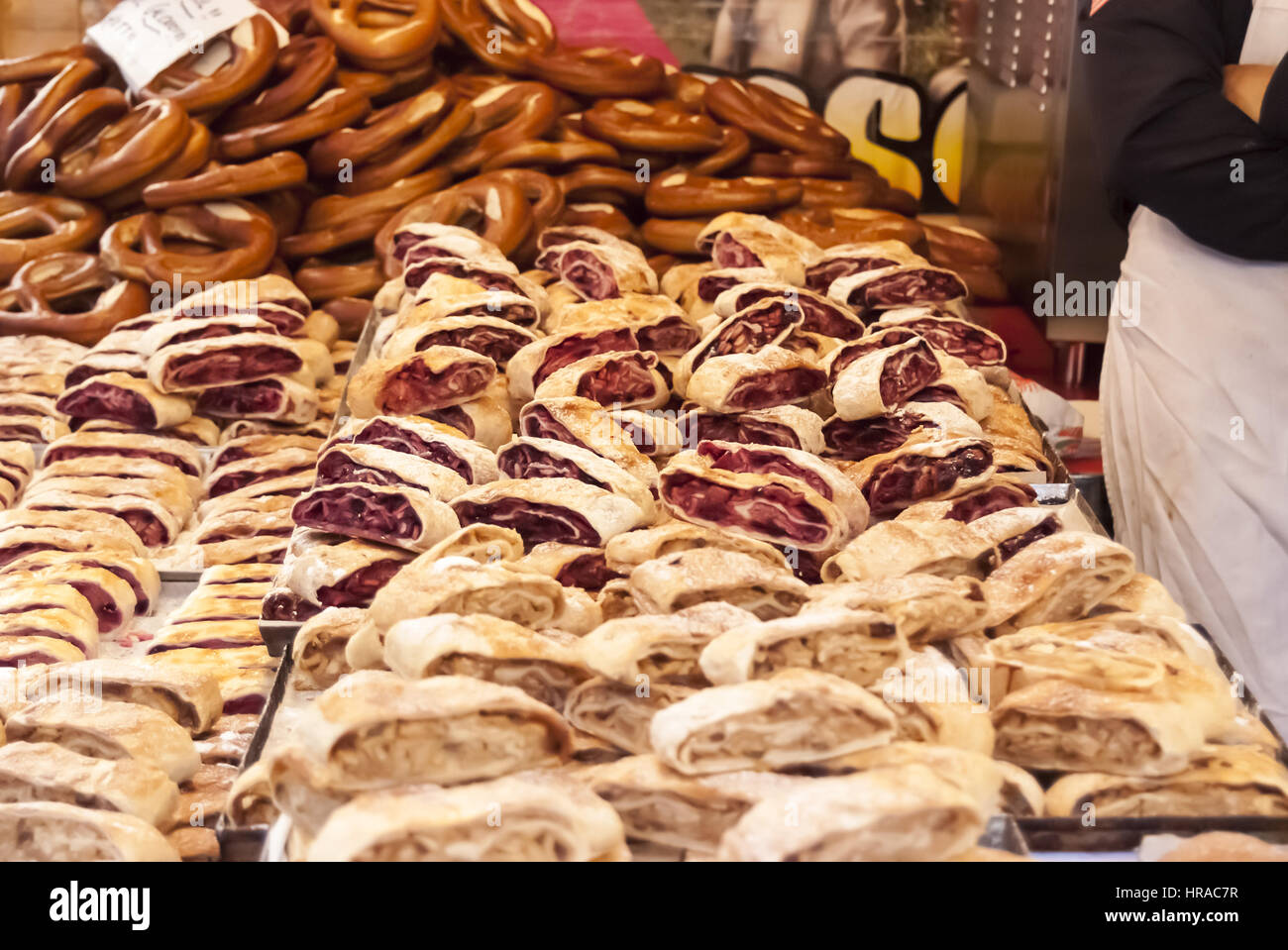 Strudel two varieties Stock Photo - Alamy
