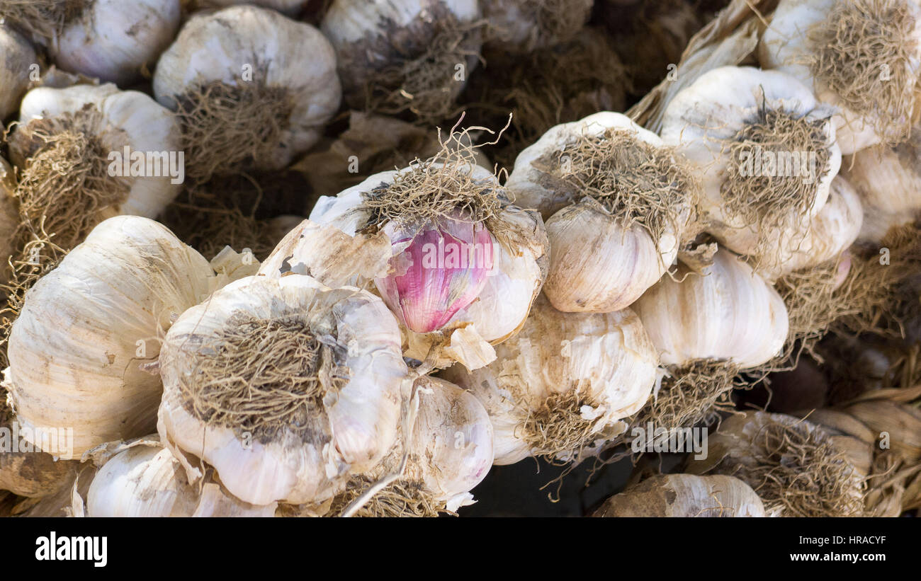 Plait of garlic hi-res stock photography and images - Alamy