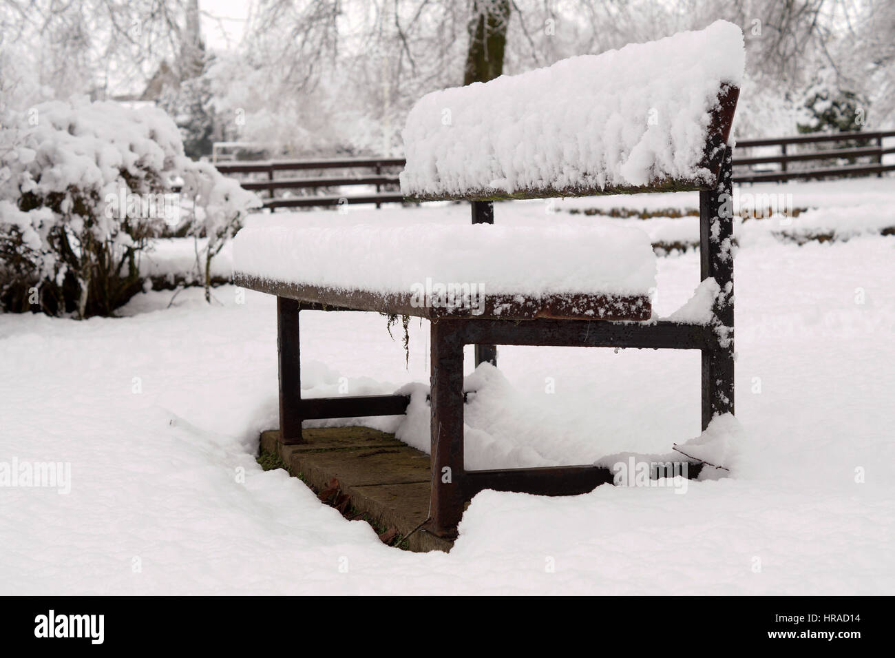 Strathaven in the Snow Stock Photo - Alamy