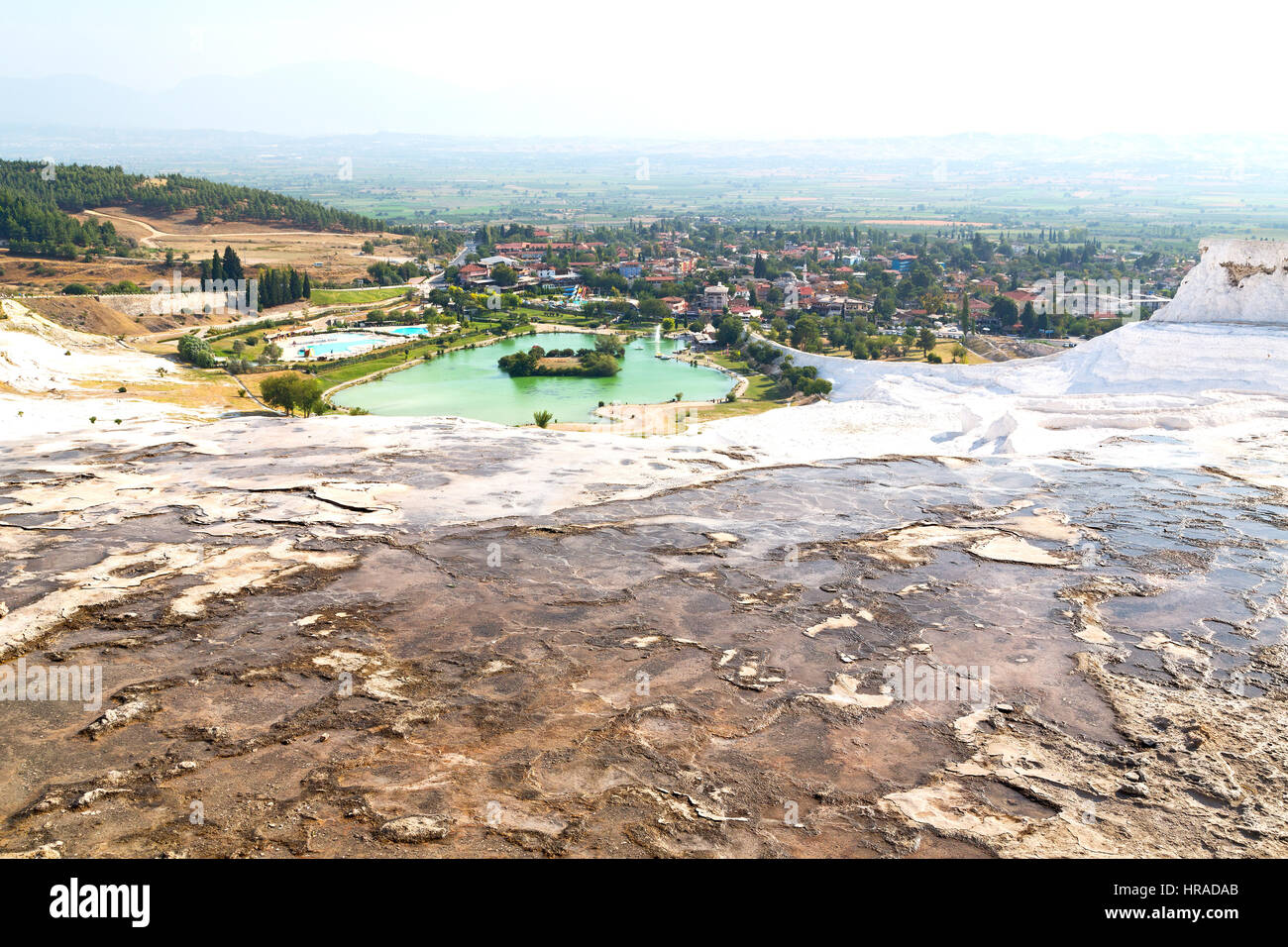 unique abstract in pamukkale turkey asia the old calcium bath and ...