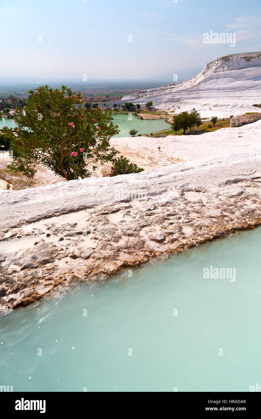 unique abstract in pamukkale turkey asia the old calcium bath and ...