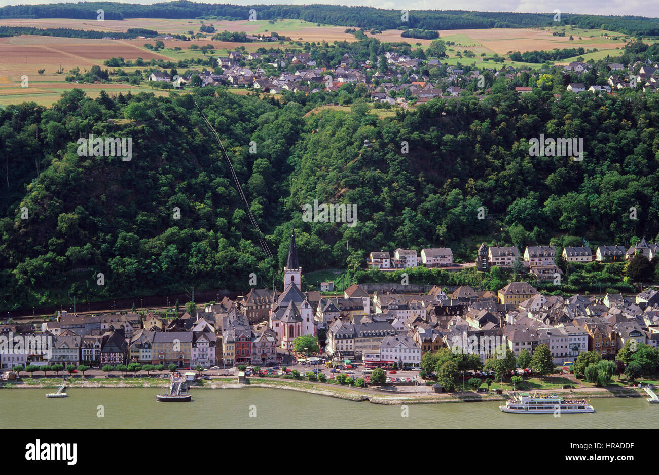 Saint Goar Rhine River Valley, Germany Stock Photo - Alamy