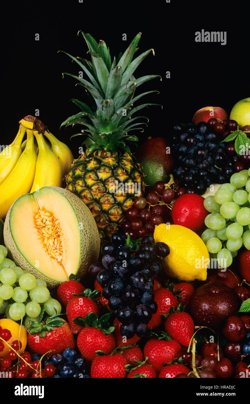 Still Life image of Mixed Fruit Stock Photo - Alamy