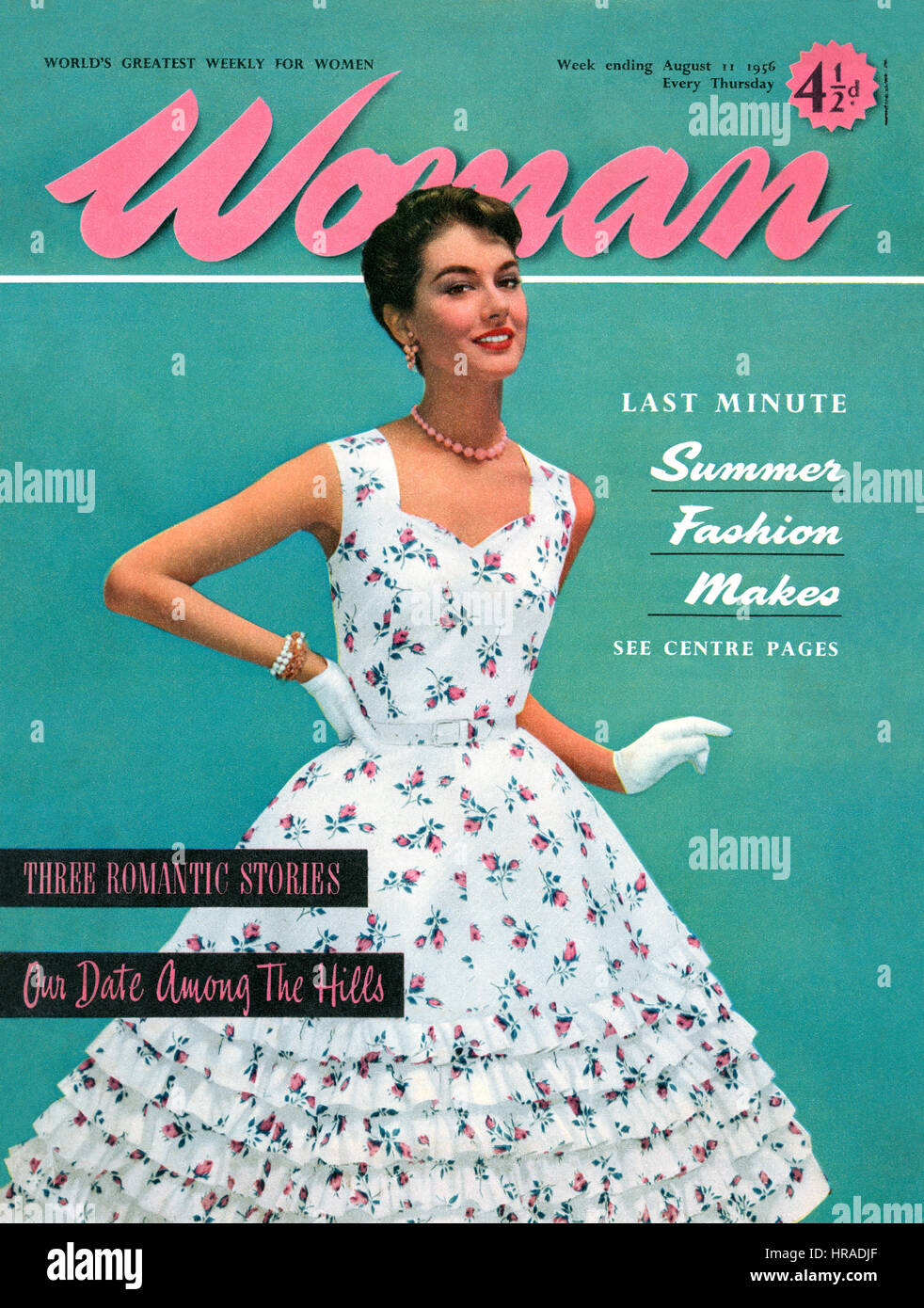 1950s magazine cover woman hi-res stock photography and images - Alamy