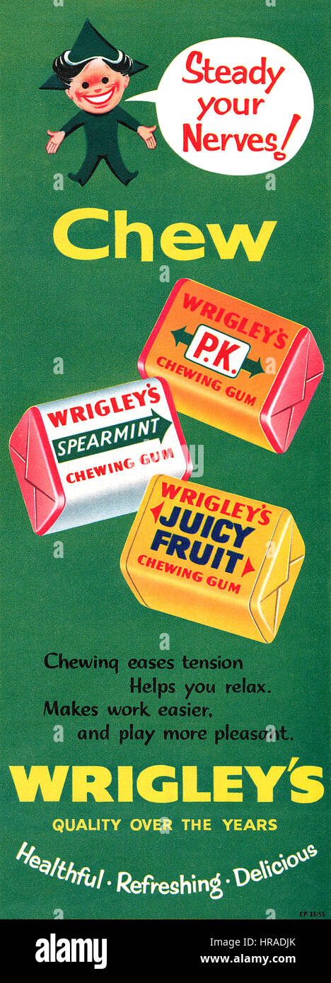 Wrigleys spearmint gum hi-res stock photography and images - Alamy