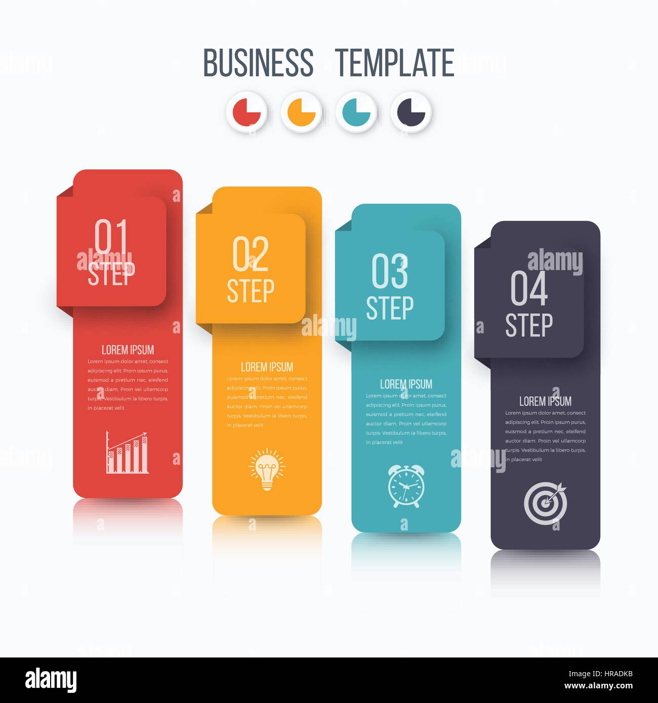 Vector illustration infographics four options Stock Vector Image & Art ...