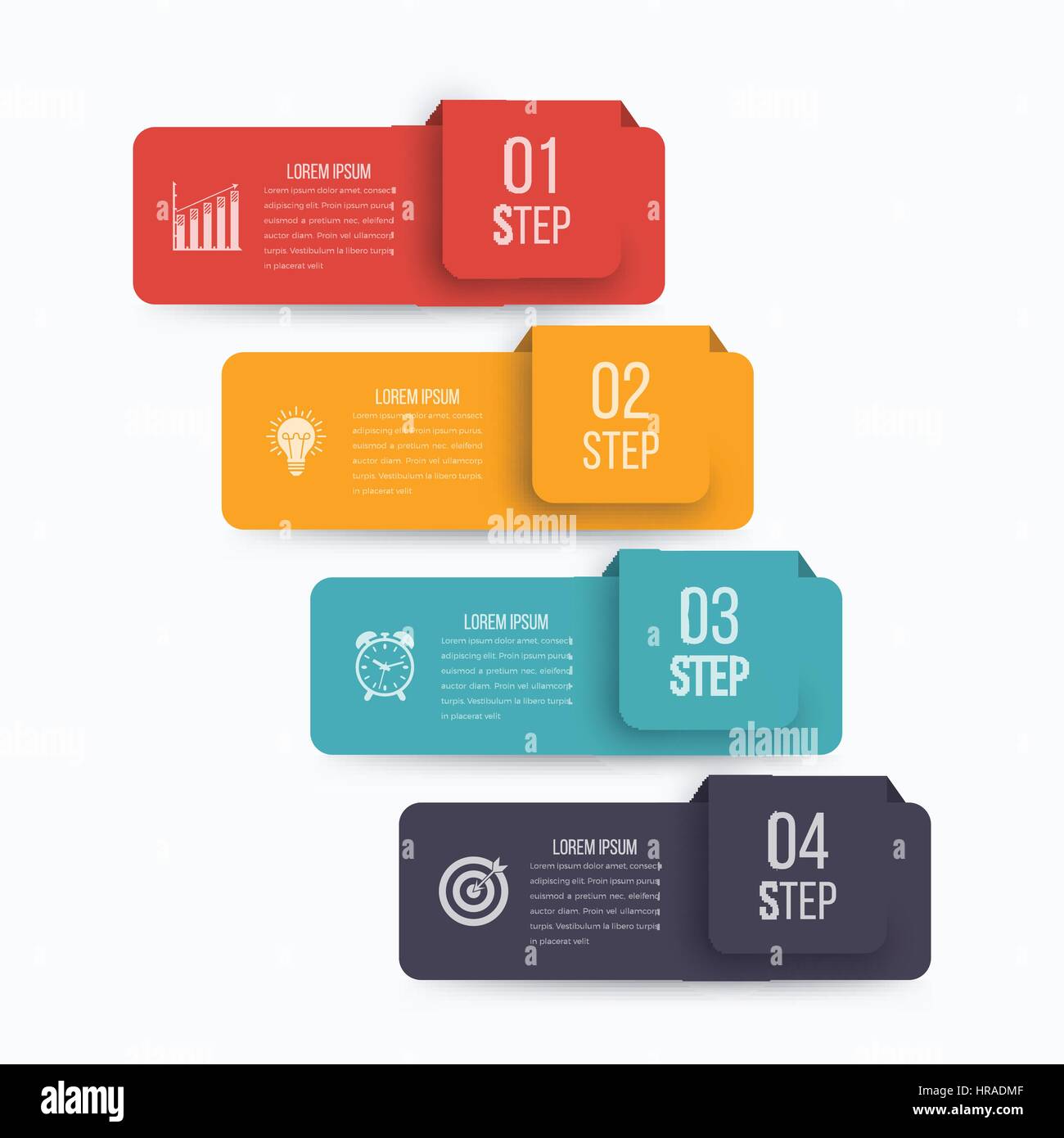 Vector illustration infographics four options Stock Vector Image & Art ...