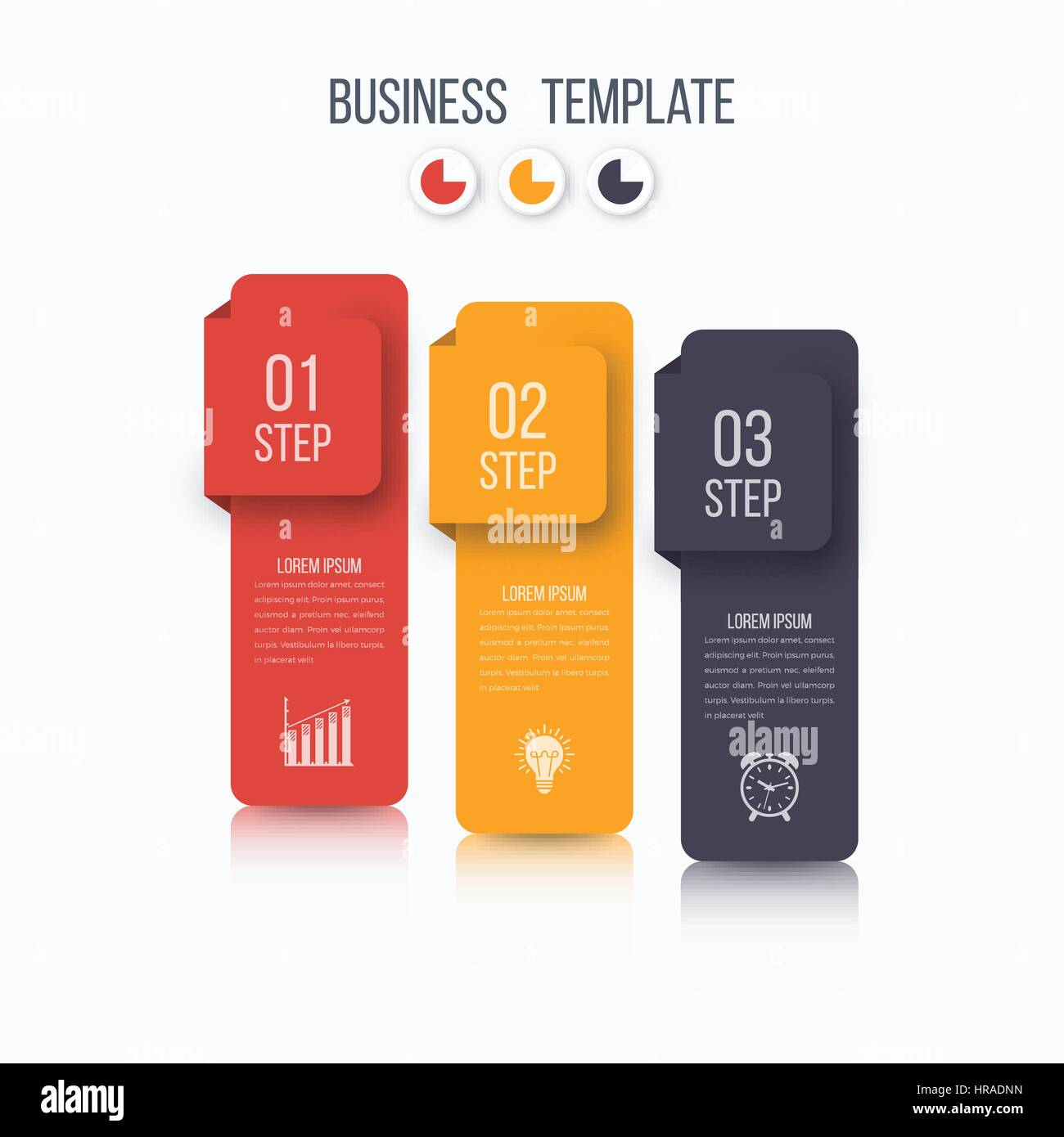 Vector illustration infographics 3 options Stock Vector Image & Art - Alamy